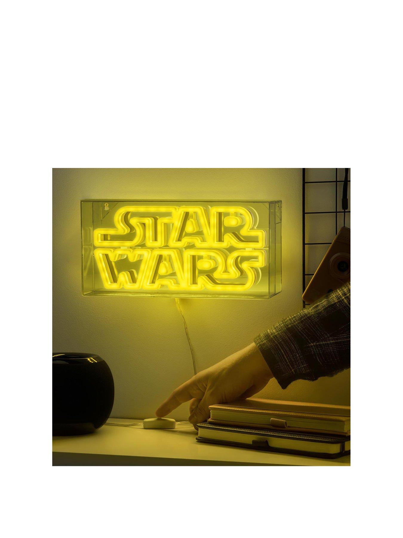 Star Wars Led Neon Logo Light - Officially Licensed Free Standing Or ...