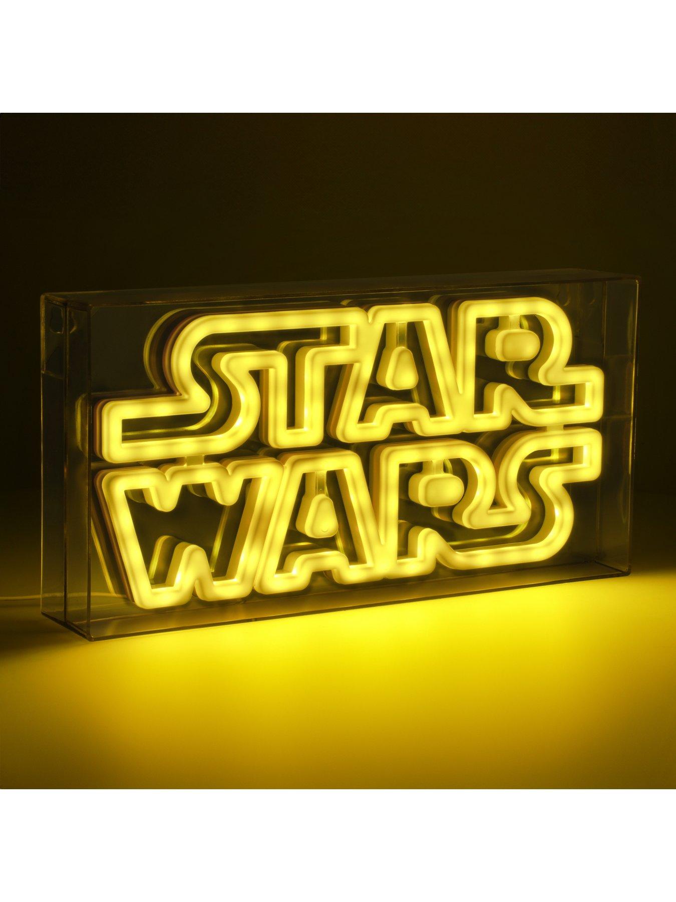 Star Wars Led Neon Logo Light - Officially Licensed Free Standing Or ...