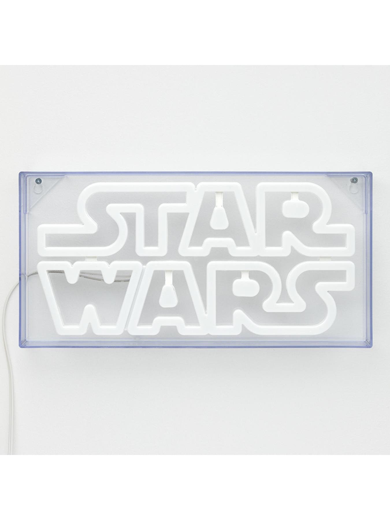Star Wars Led Neon Logo Light - Officially Licensed Free Standing Or ...
