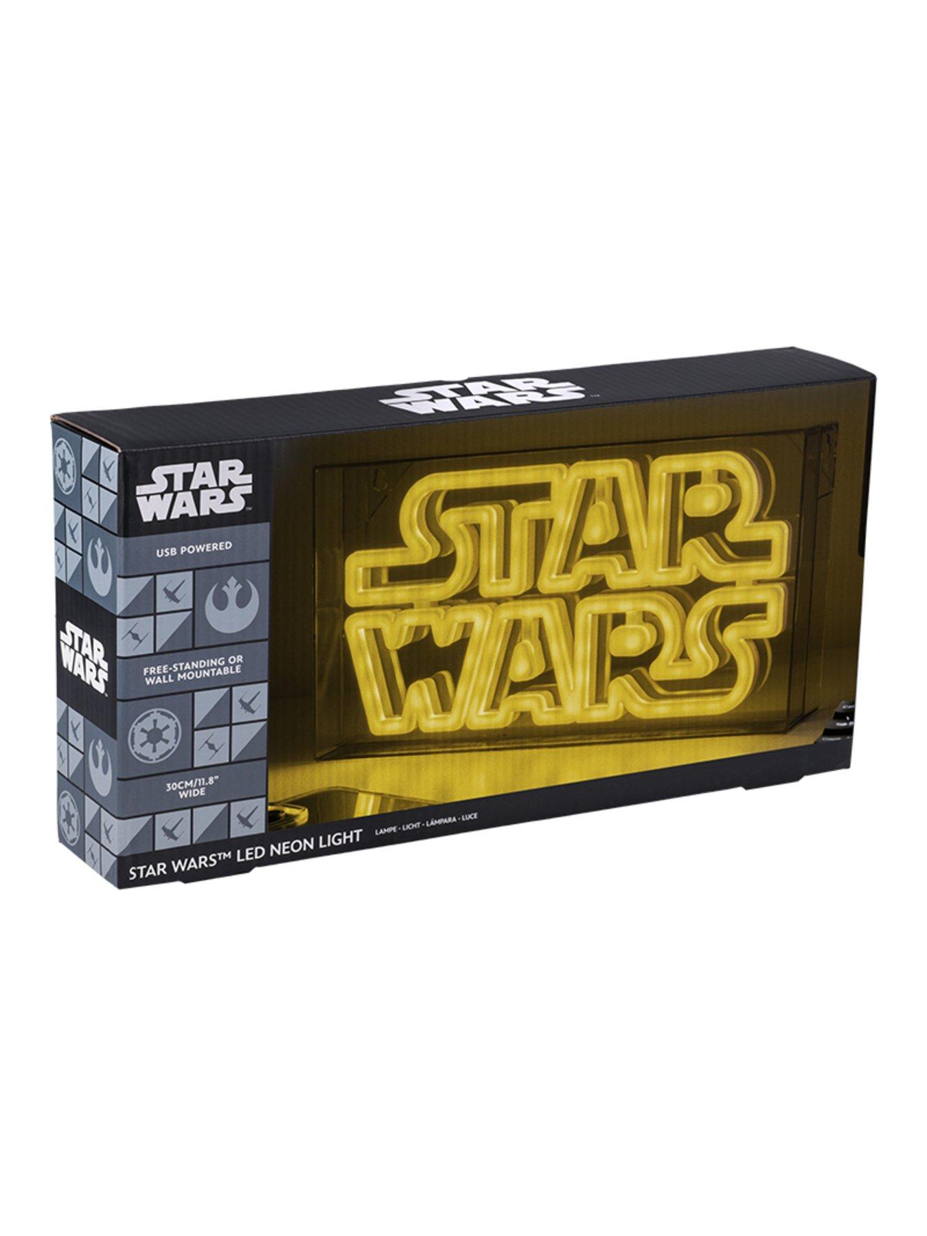 Star Wars Led Neon Logo Light - Officially Licensed Free Standing Or ...