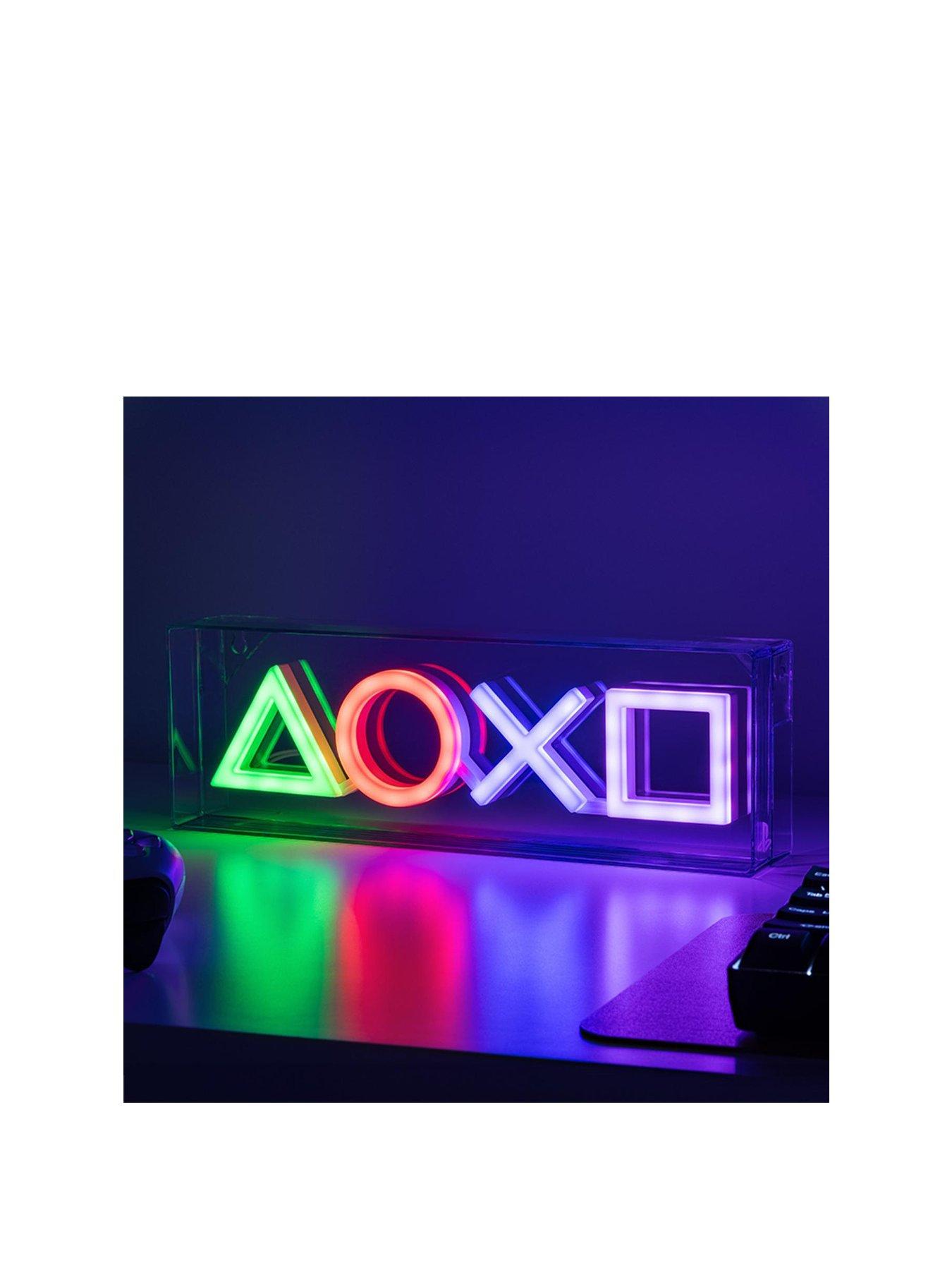 Playstation Icons Led Neon Light - Officially Licensed Free Standing Or ...
