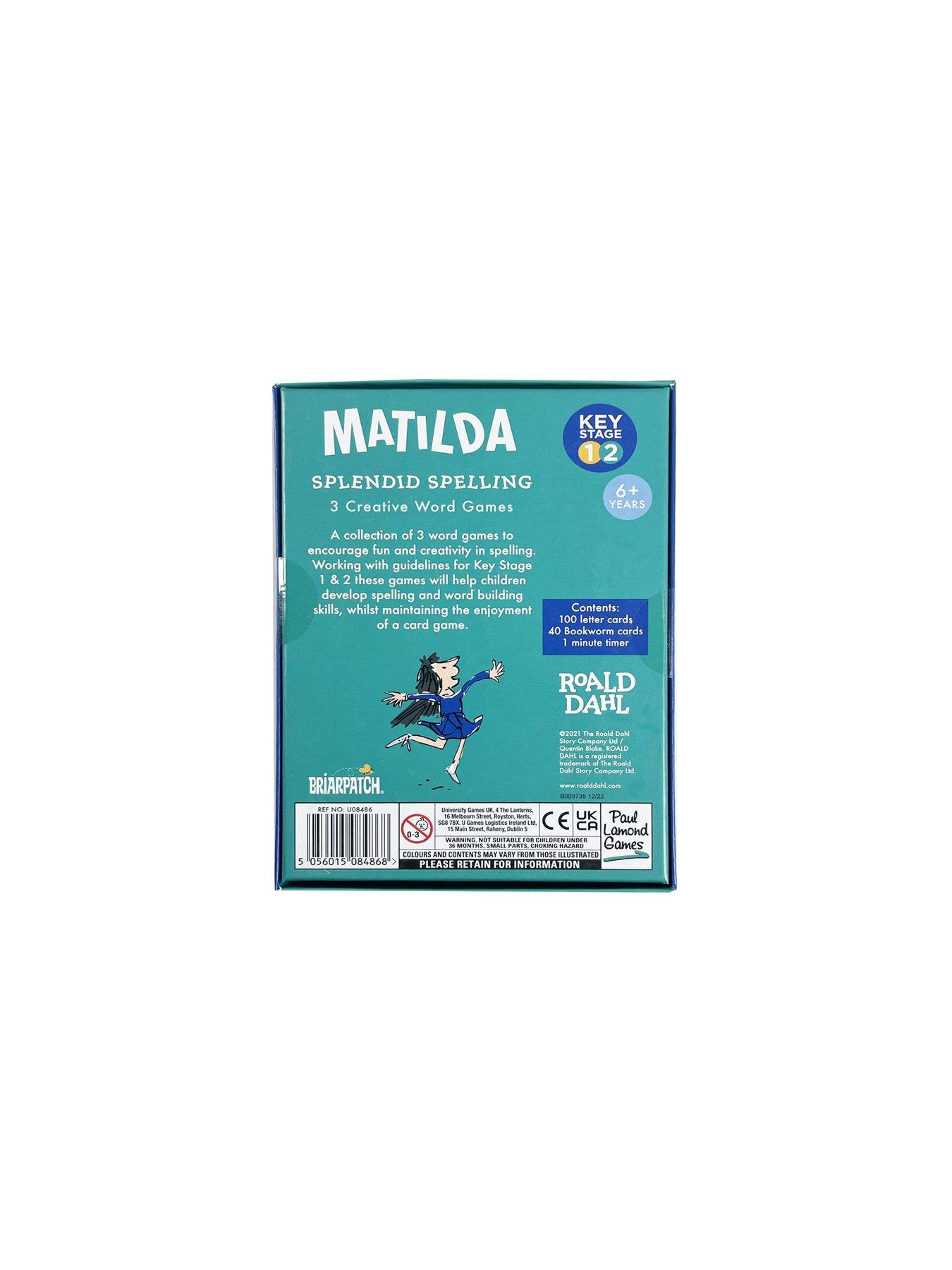 University Games Roald Dahl Matilda Word Educational Games & Roald Dahl ...