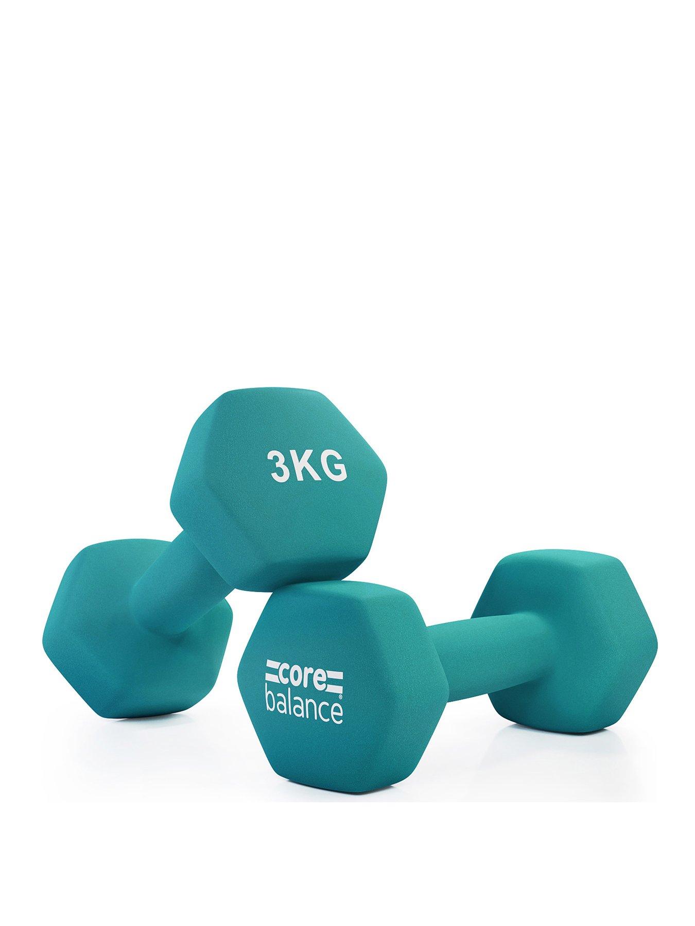 Core Balance Hex Neoprene Dumbbells (2 x 3kg) | Very