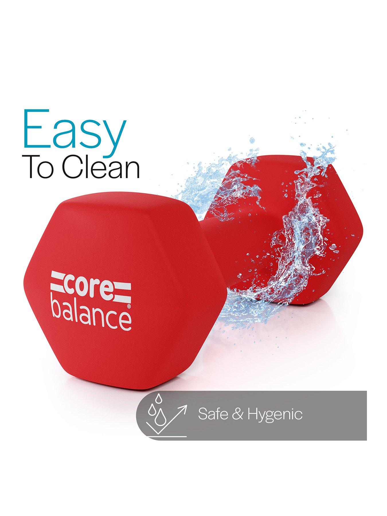 Core Balance Hex Neoprene Dumbbells (2 x 6kg) | Very