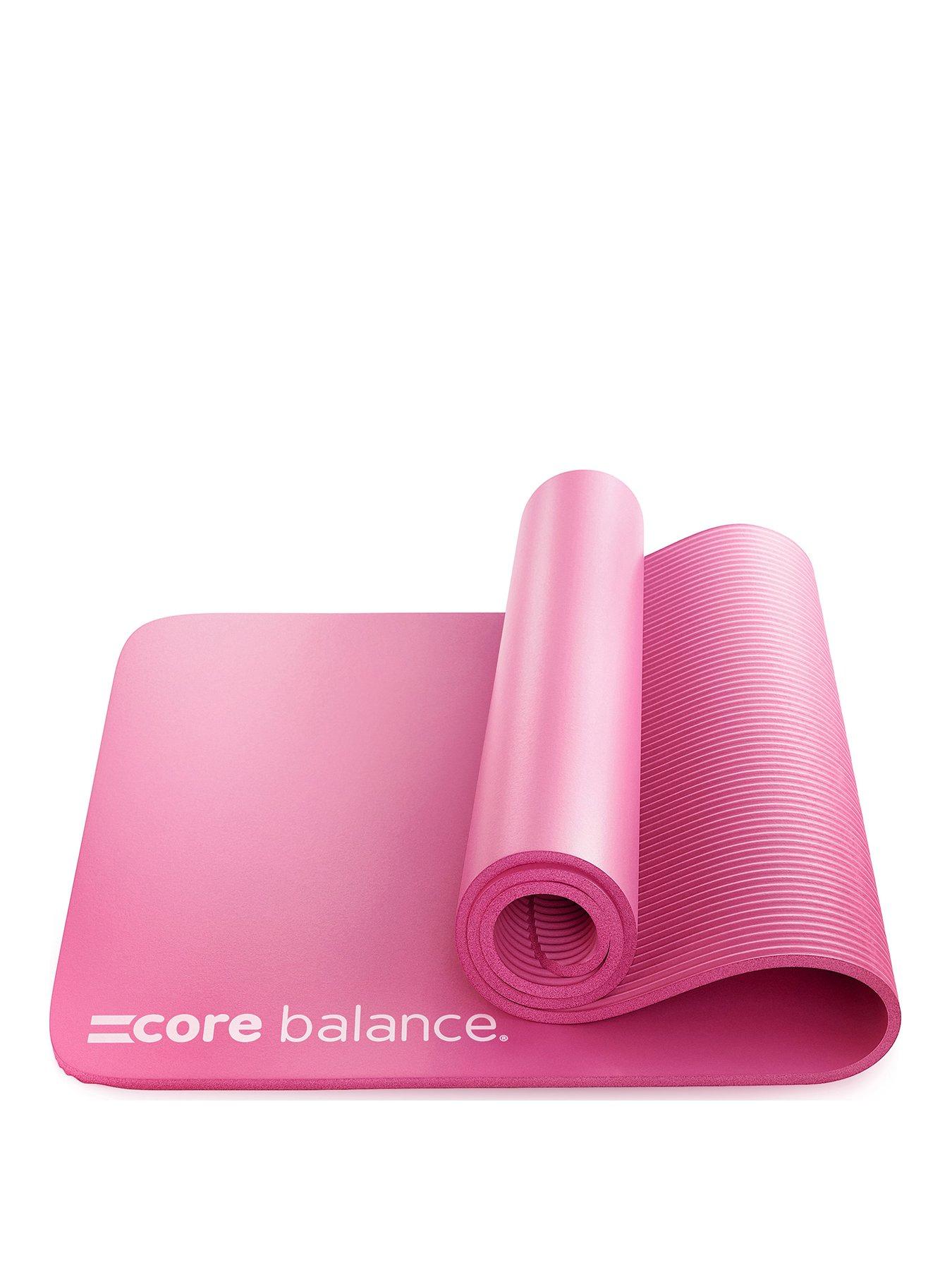 Core Balance Pink NBR Exercise Mat (10mm Thick) | Very
