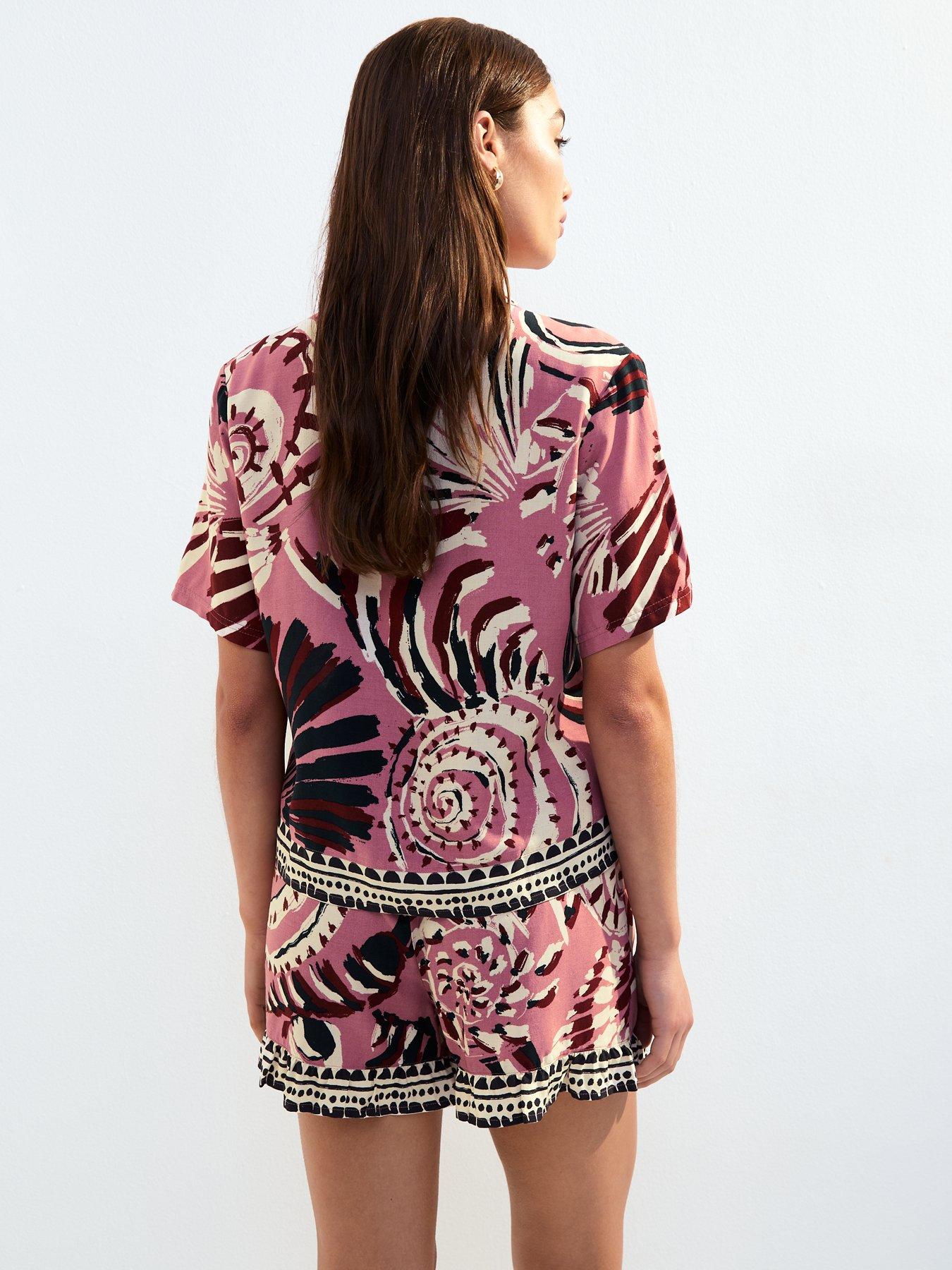 New Look Shell Print Shirt - Pink | Very