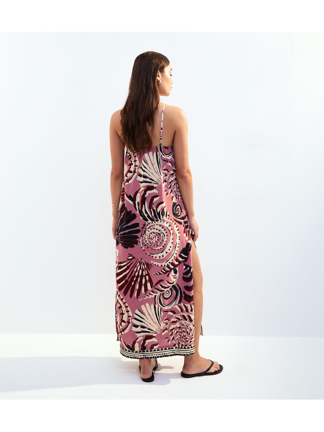 New Look Shell Print Maxi Dress - Pink | Very