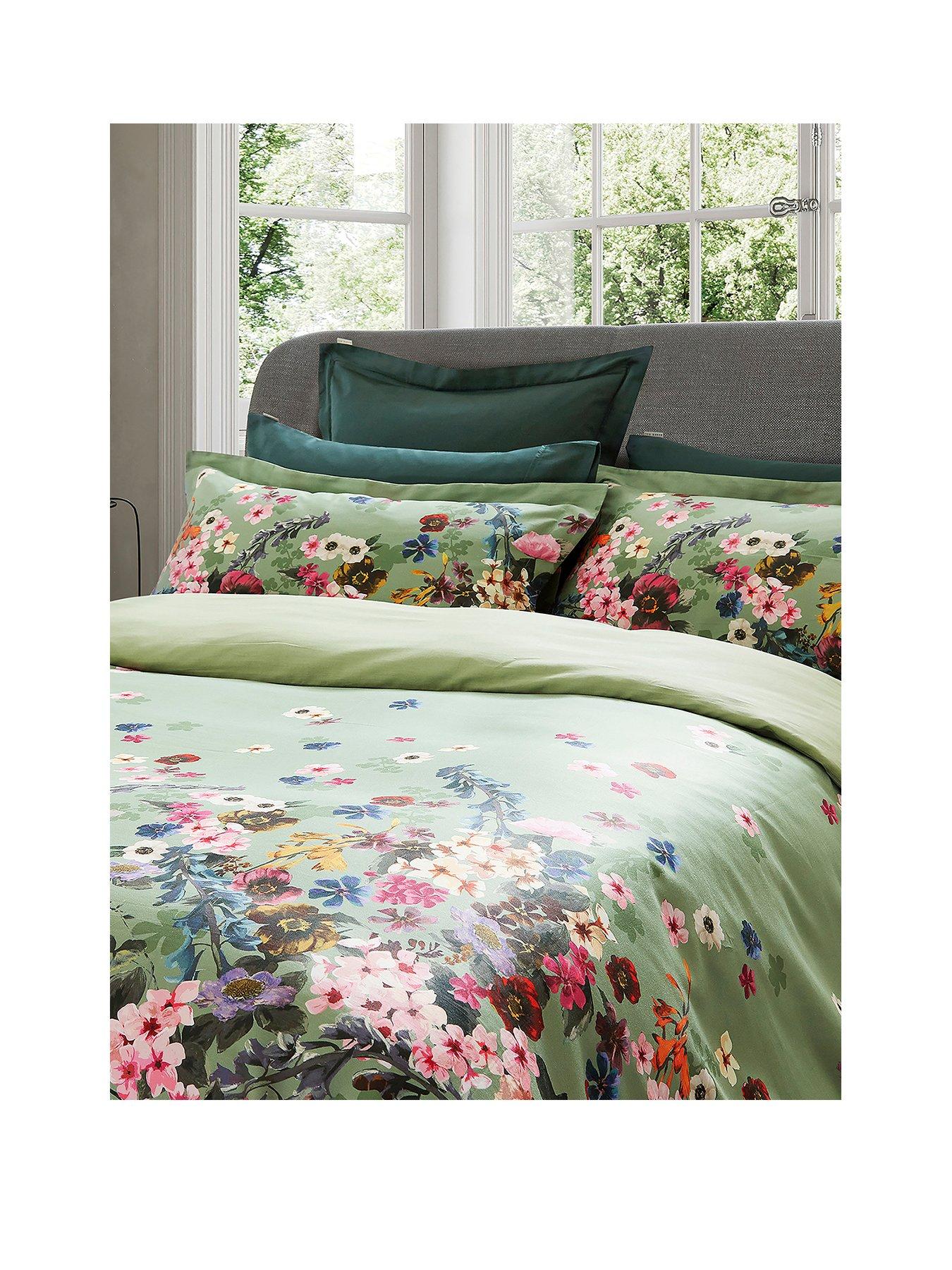 Ted Baker Antiquity Border 100% Cotton Sateen Duvet Cover Set | Very