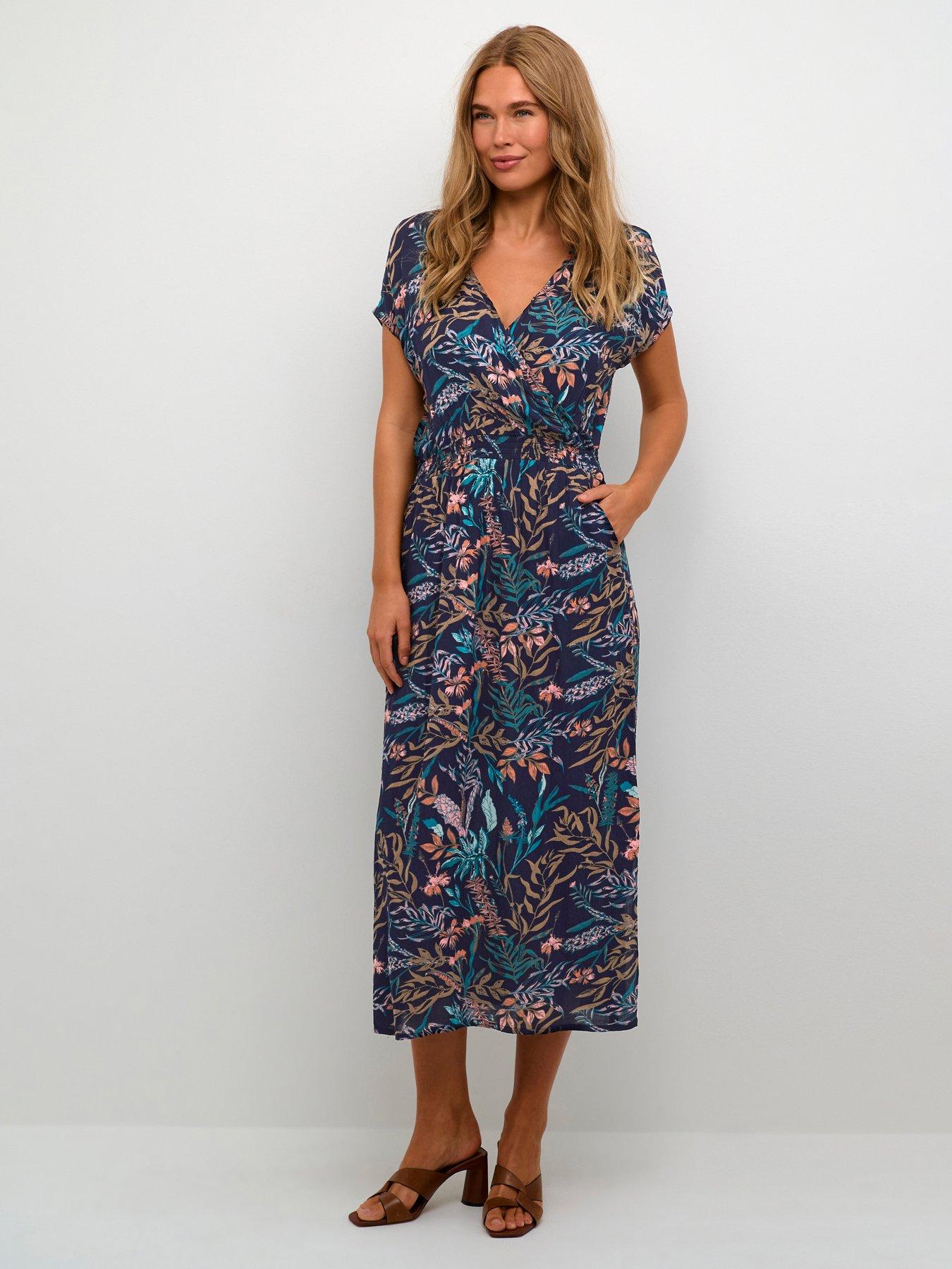 Kaffe Jennifer Maxi Dress - Multi | Very