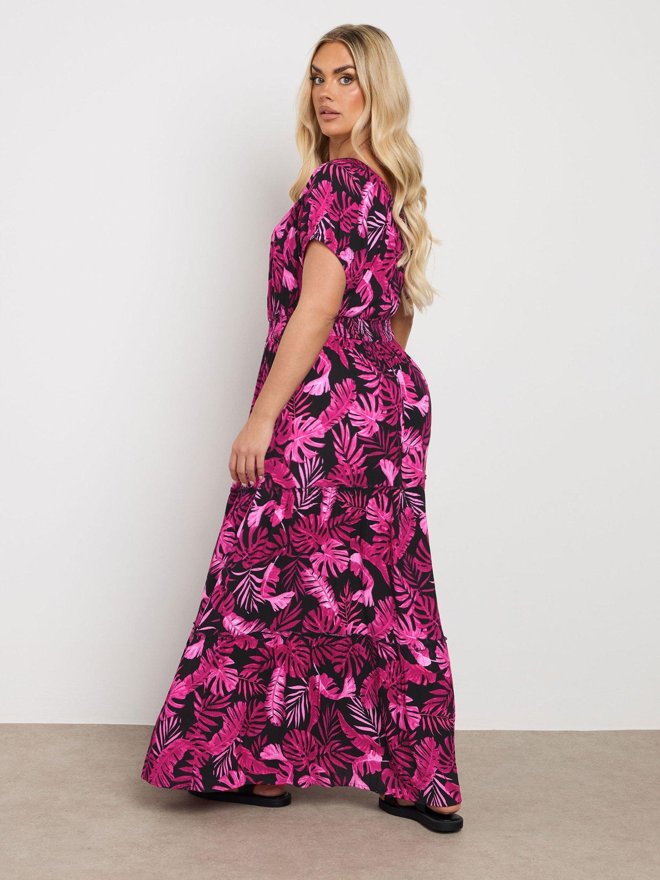 Yours Curve Gypsy Bardot Maxi Dress | Very