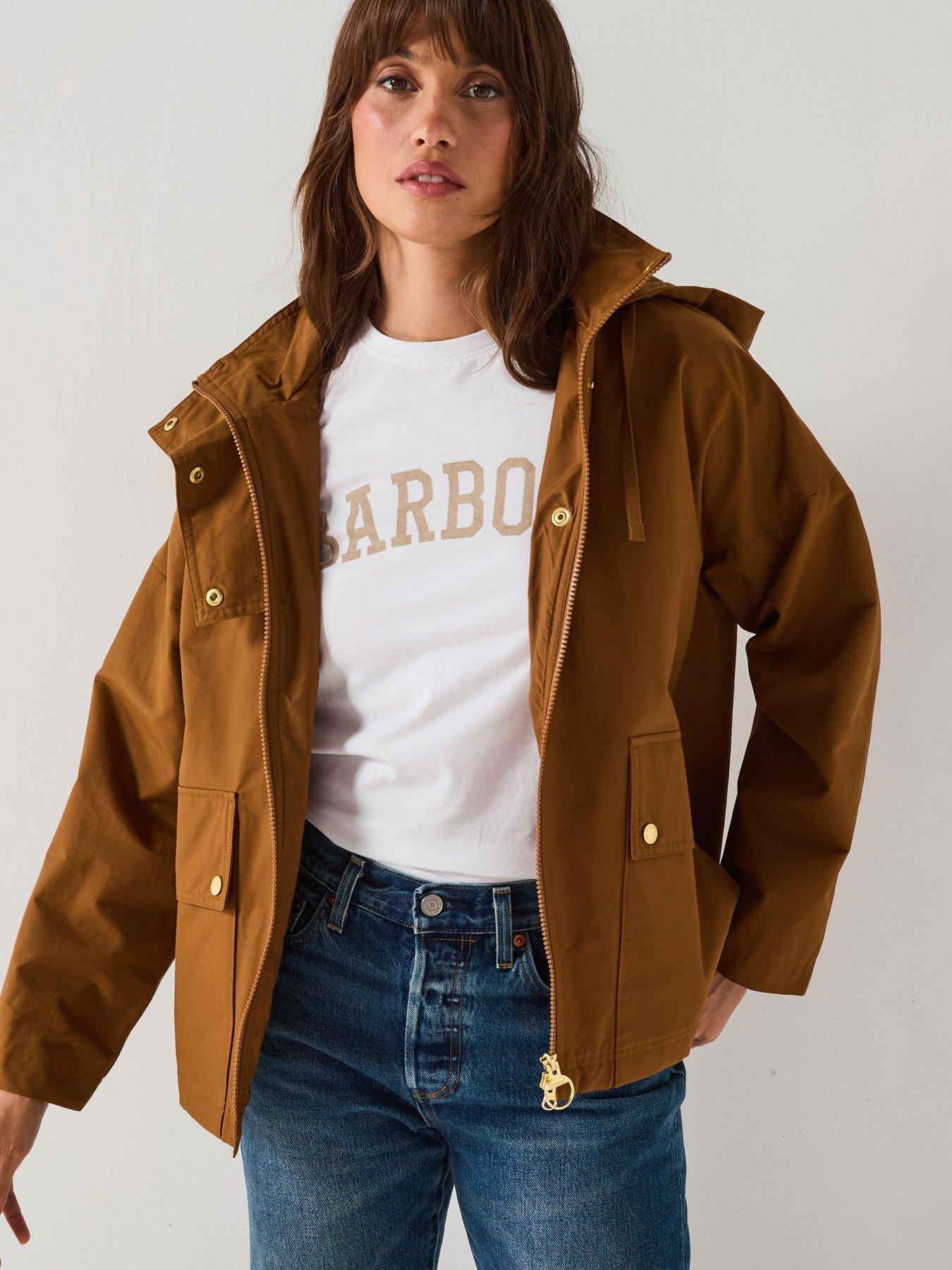 Barbour Cecile Showerproof Jacket - Brown | Very