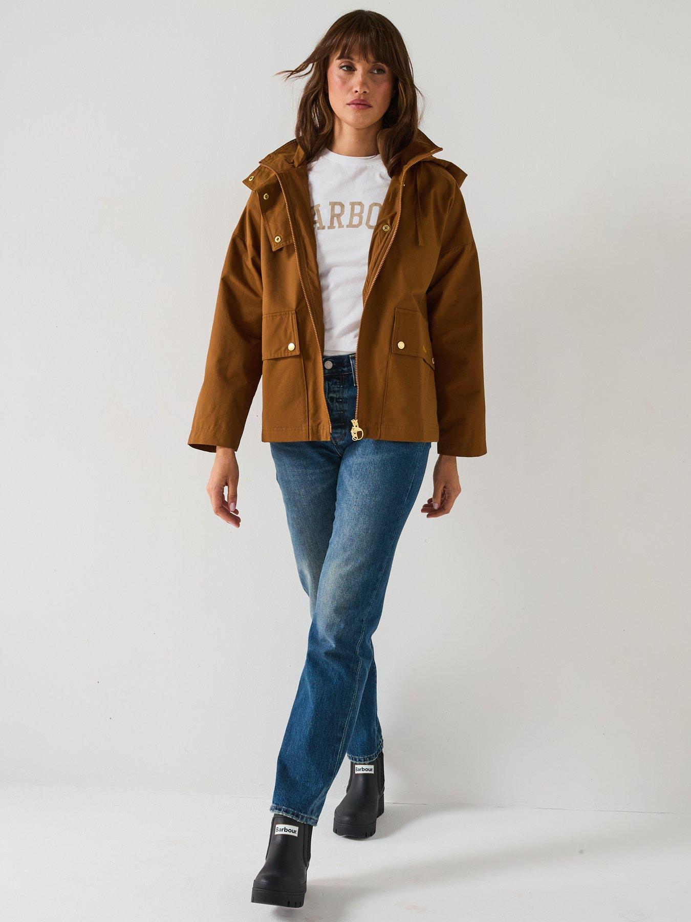 Barbour Cecile Showerproof Jacket - Brown | Very
