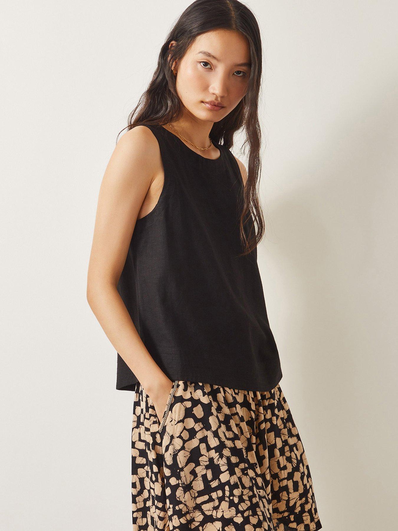 Monsoon Lucy Tank Top - Black | Very