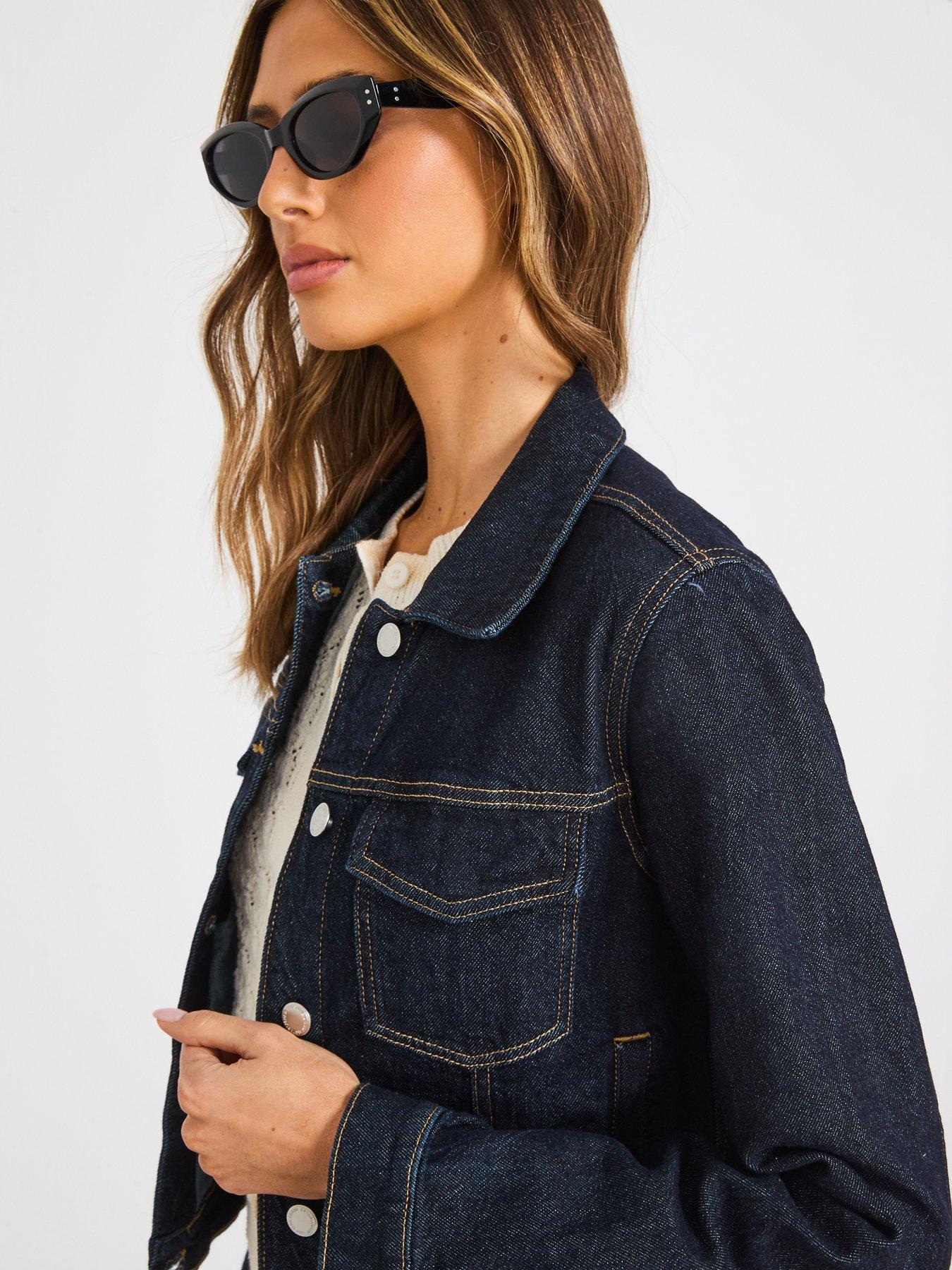 Mango Denim Jacket Pockets - Blue | Very