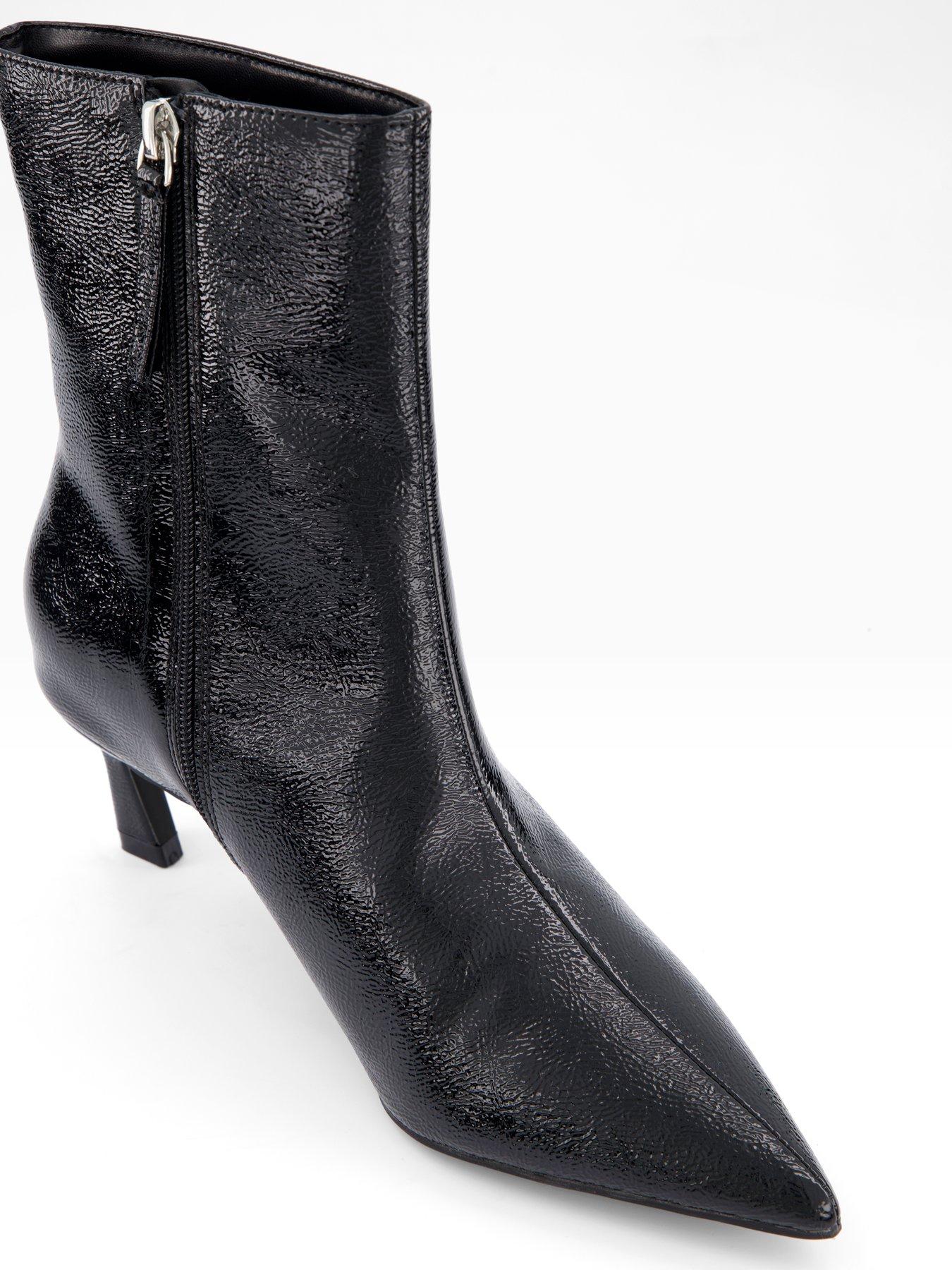 The Very Collection Pointed Toe Ankle Boot - Black | Very