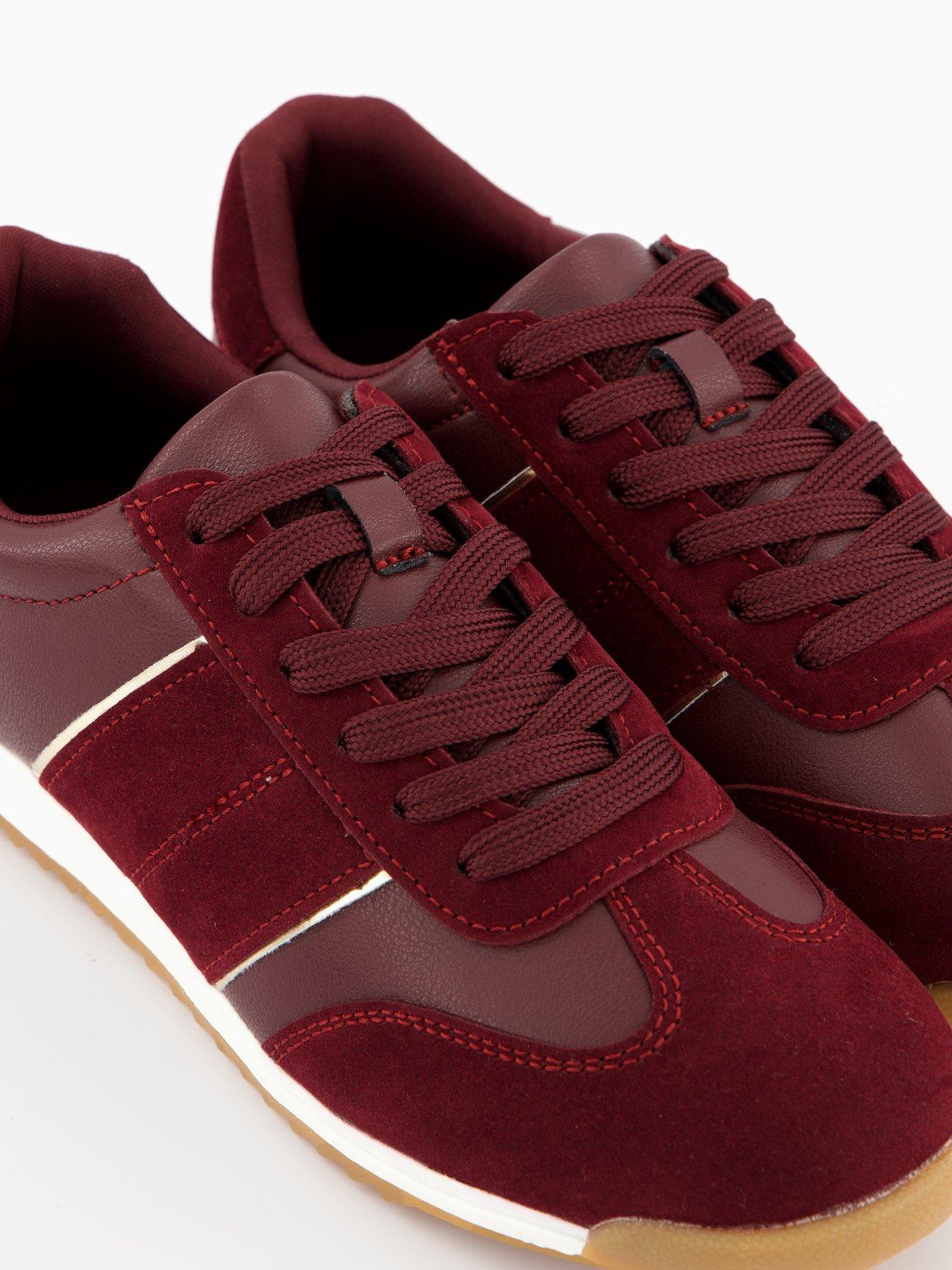 The Very Collection Burgundy Trainers | Very