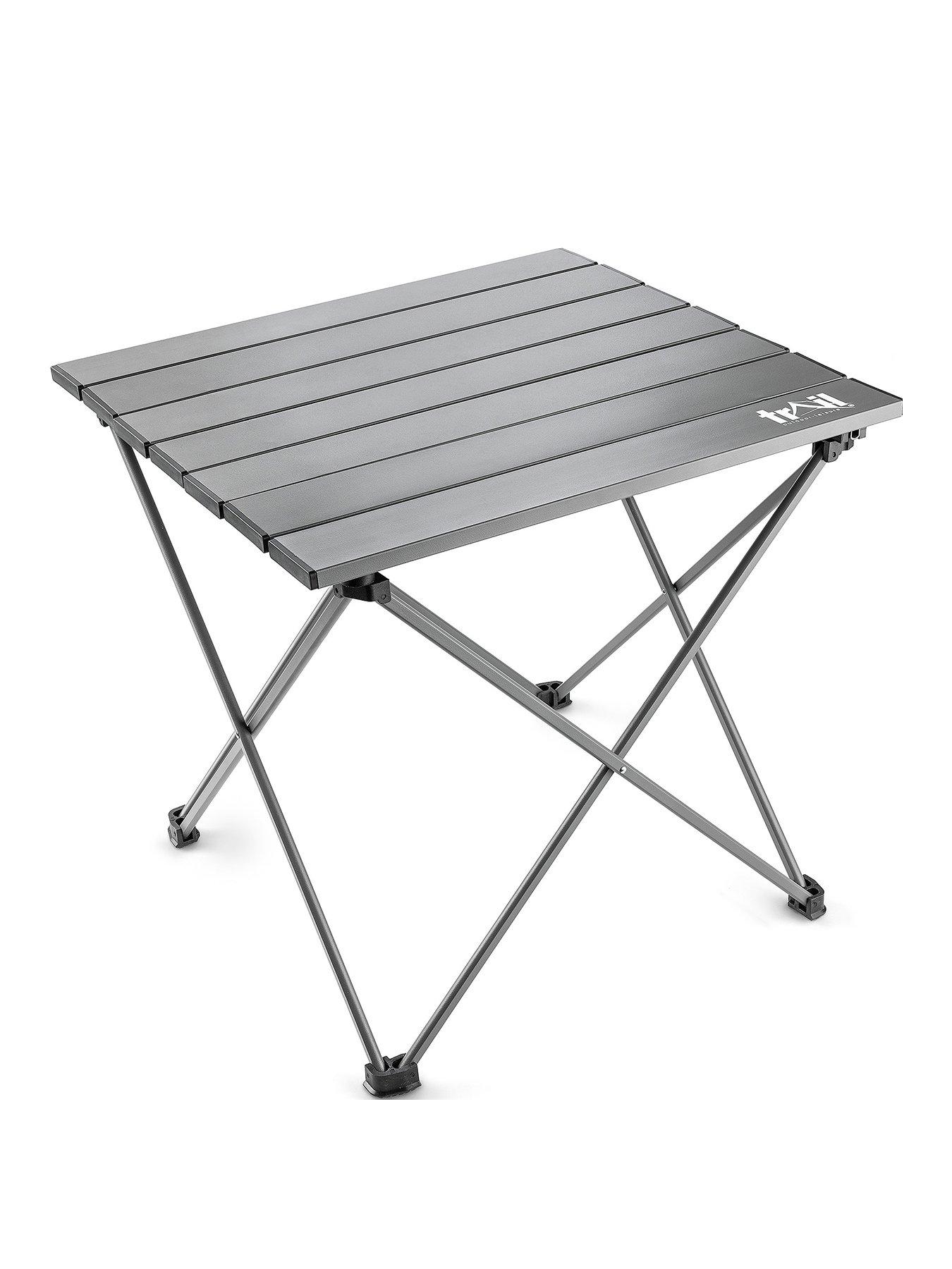 Trail Lightweight Aluminium Roll up Compact Camping Table | Very