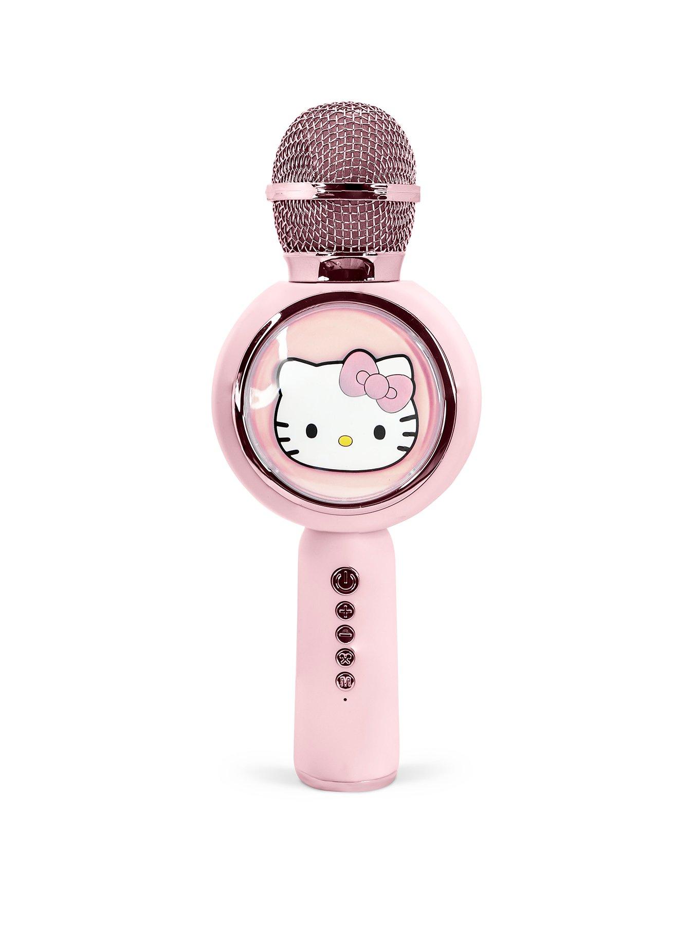 Hello Kitty Karaoke Microphone and Wireless Speaker with LED lights | Very