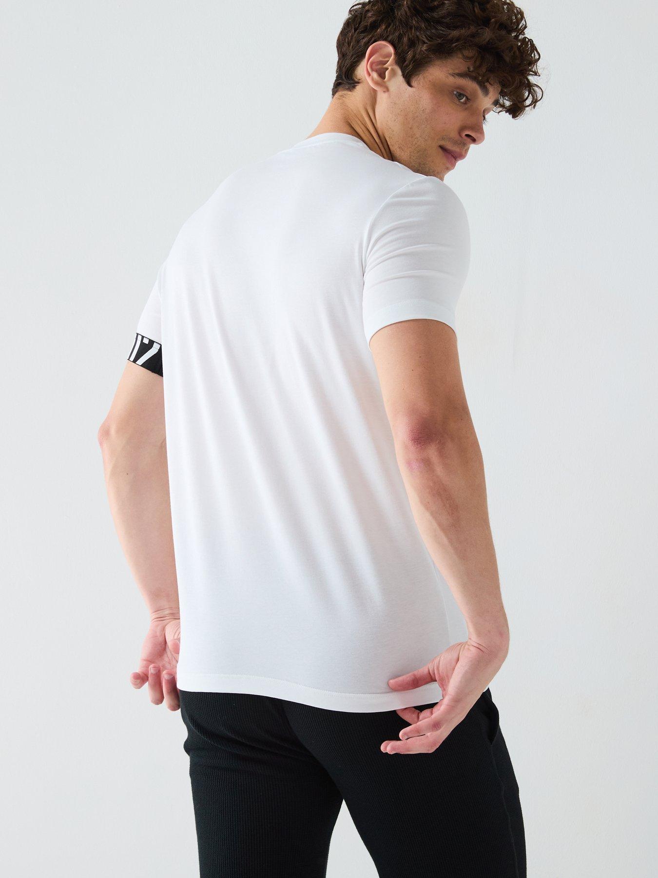 Dsquared2 Dsquared Stretch Cotton Crew Neck T-Shirt - White | Very
