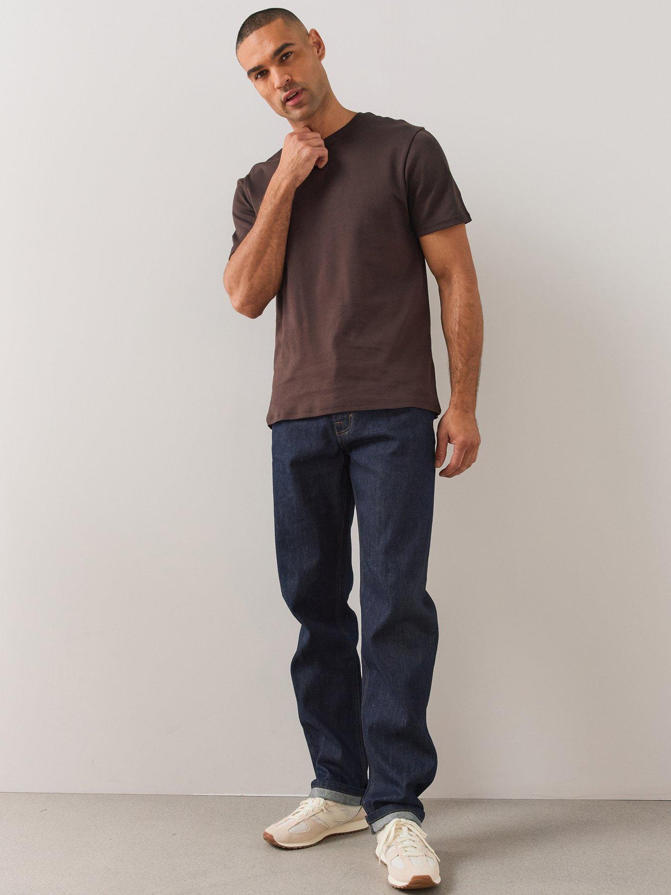 The Very Collection Rigid Selvedge Straight Fit Jean - Indigo | Very