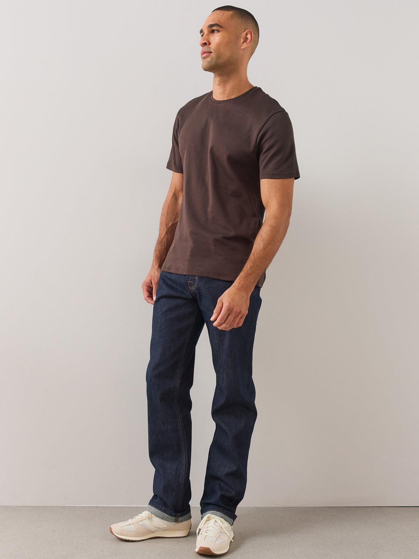 The Very Collection Rigid Selvedge Straight Fit Jean - Indigo | Very