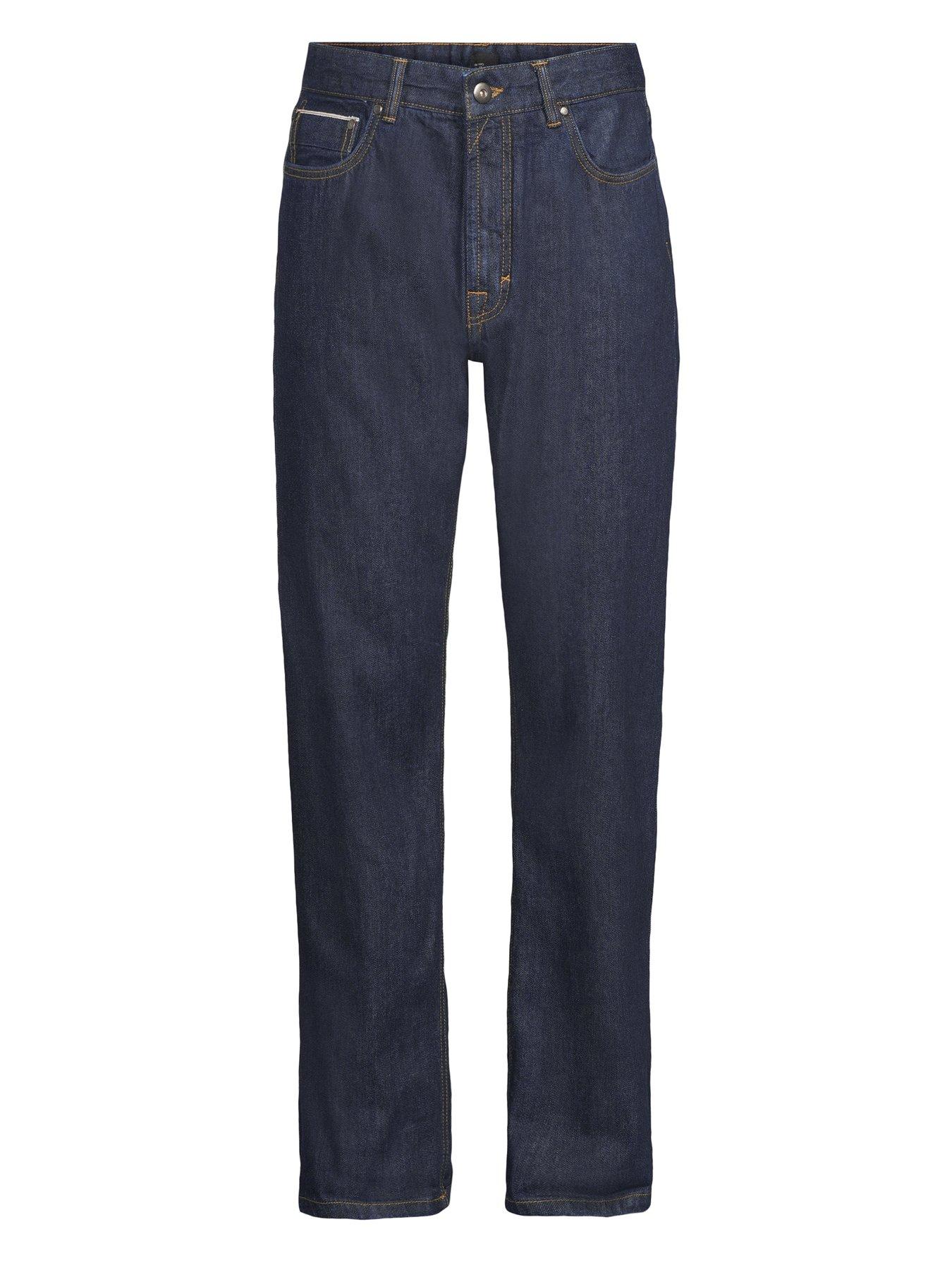 The Very Collection Rigid Selvedge Straight Fit Jean - Indigo | Very