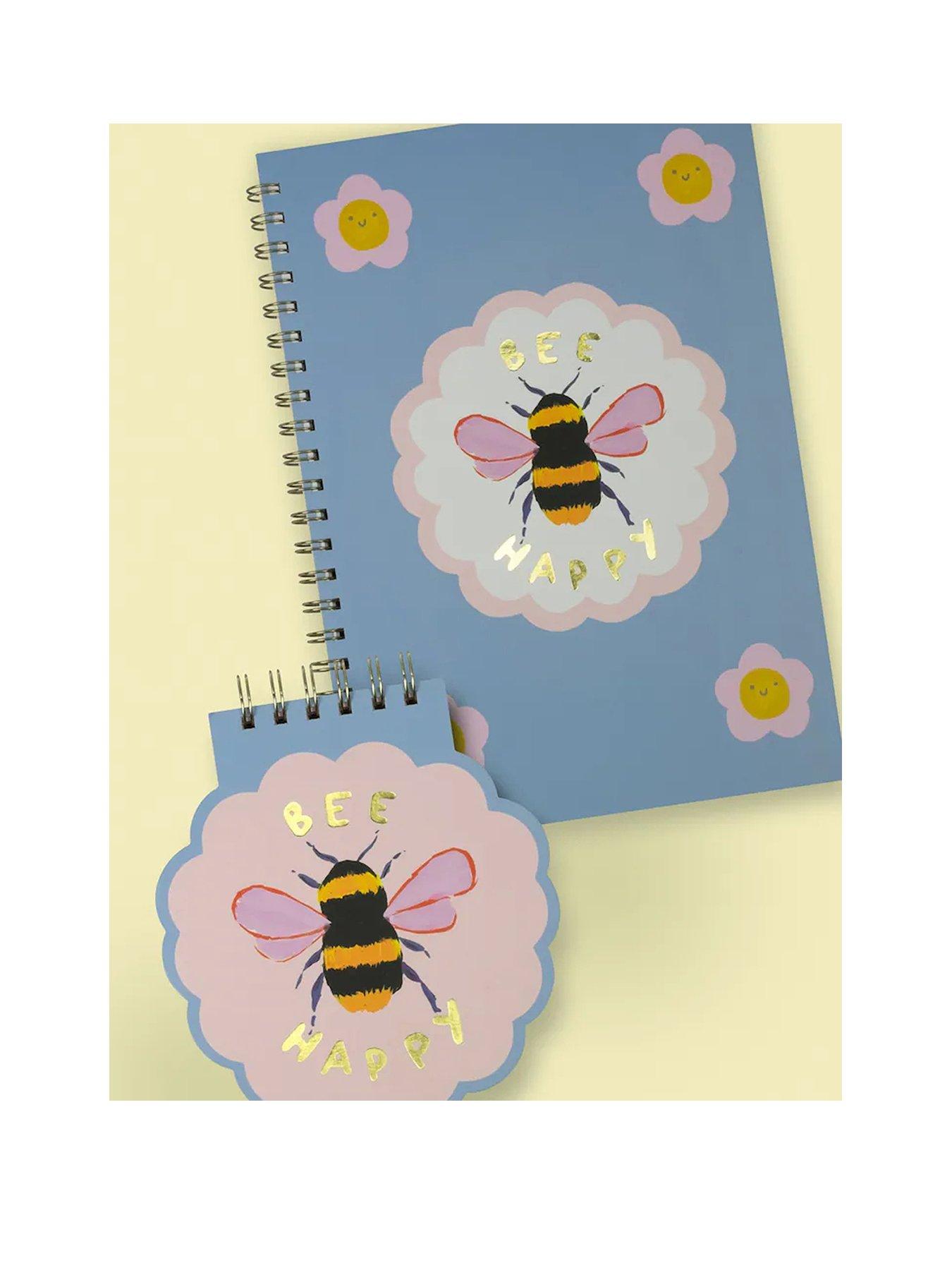 Eleanor Bowmer Blue Bee Notebook Set | Very
