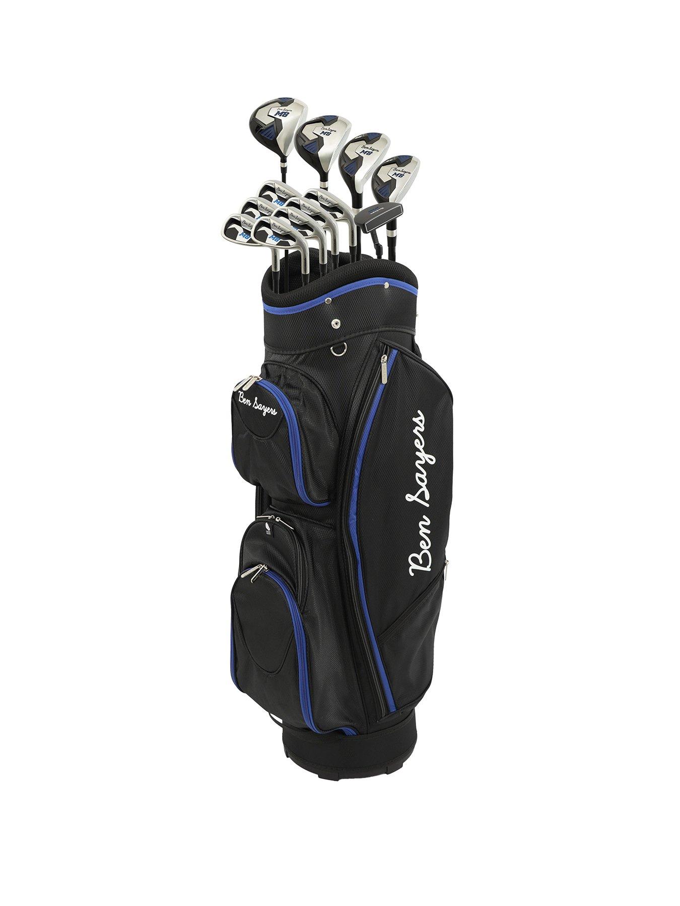 Ben Sayers M8 Package Set - Golf Cart Bag - Black/Blue - Graphite ...