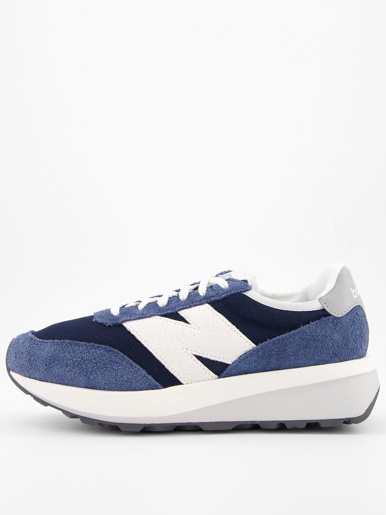 New Balance Men's 370 Trainers - Navy Blue | Very