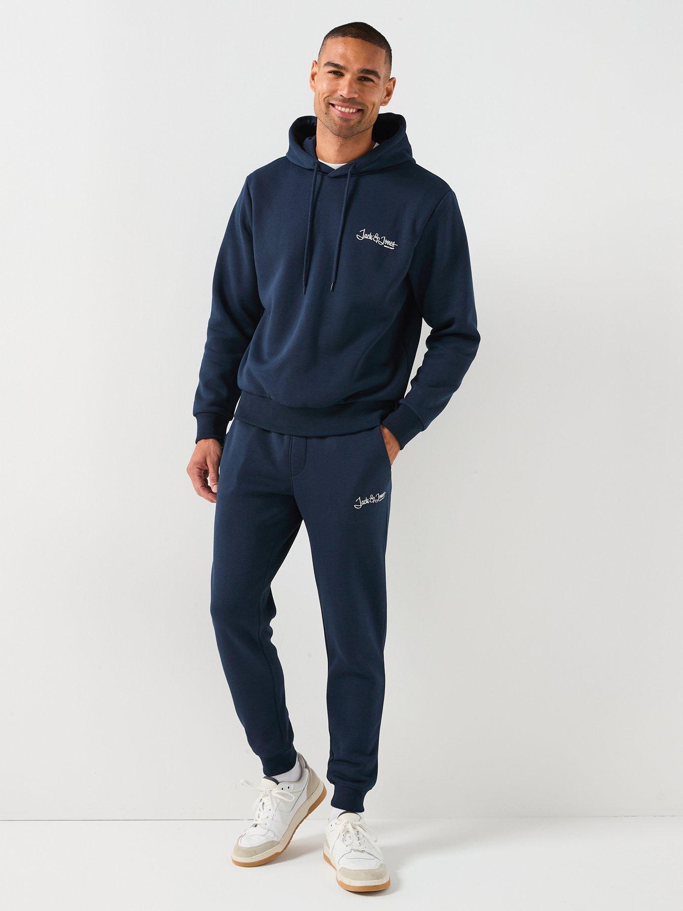 Jack & Jones Yuki Sweat Tracksuit - Navy | Very