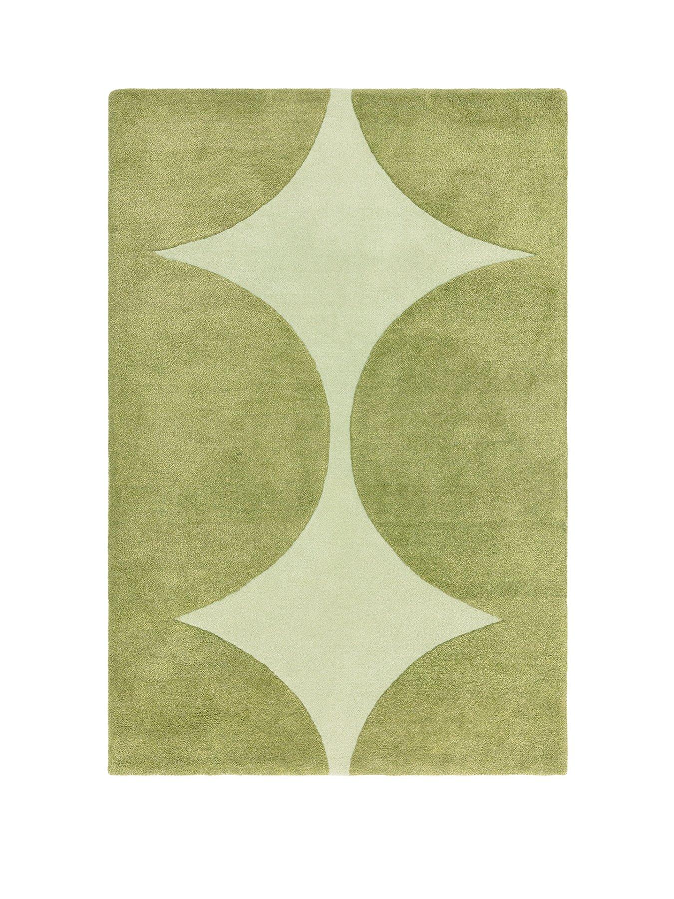 Asiatic Canvas Reflect Green Rug | Very