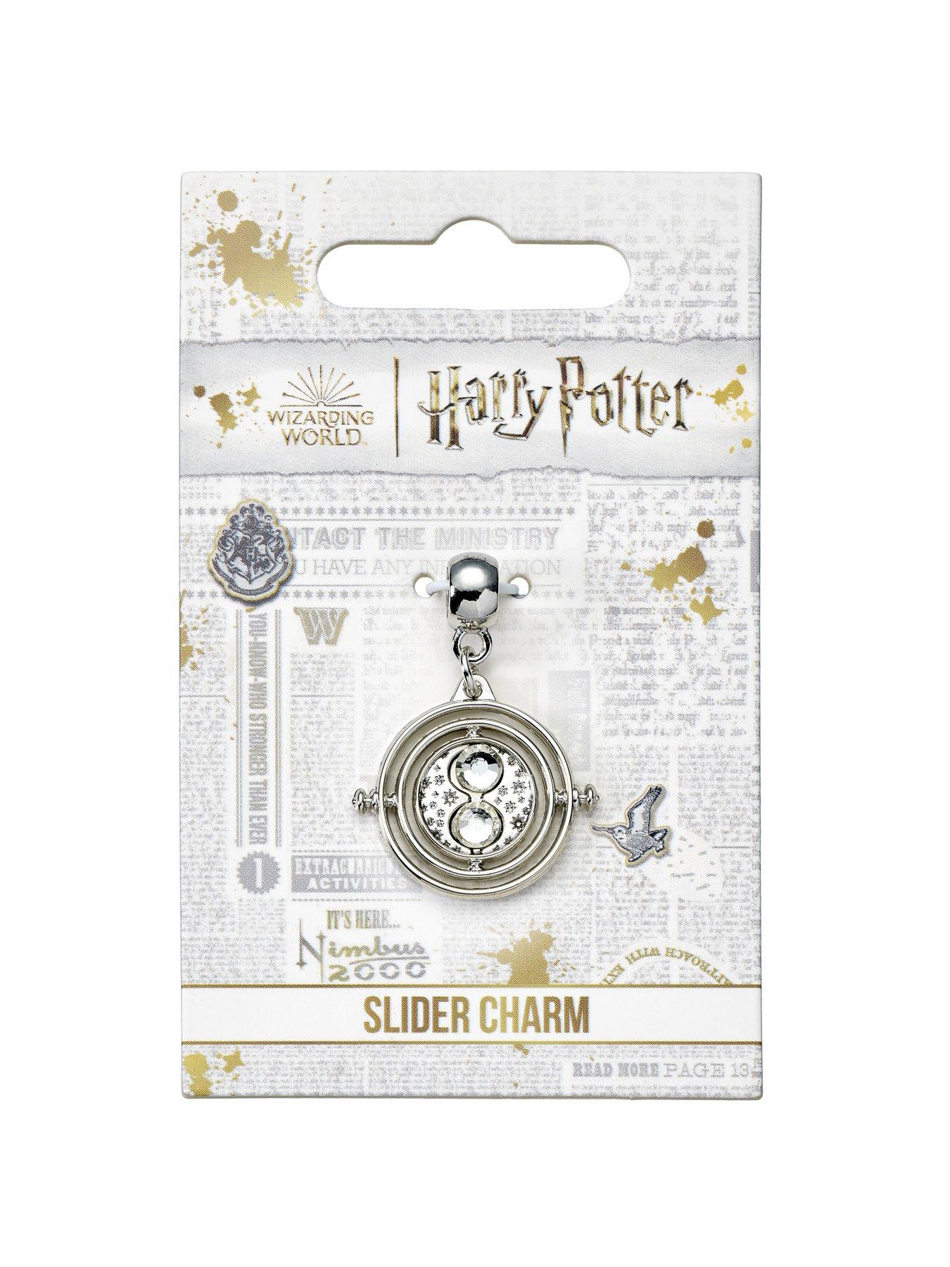 Harry Potter Time Turner Silver Tone Slider Charm | Very