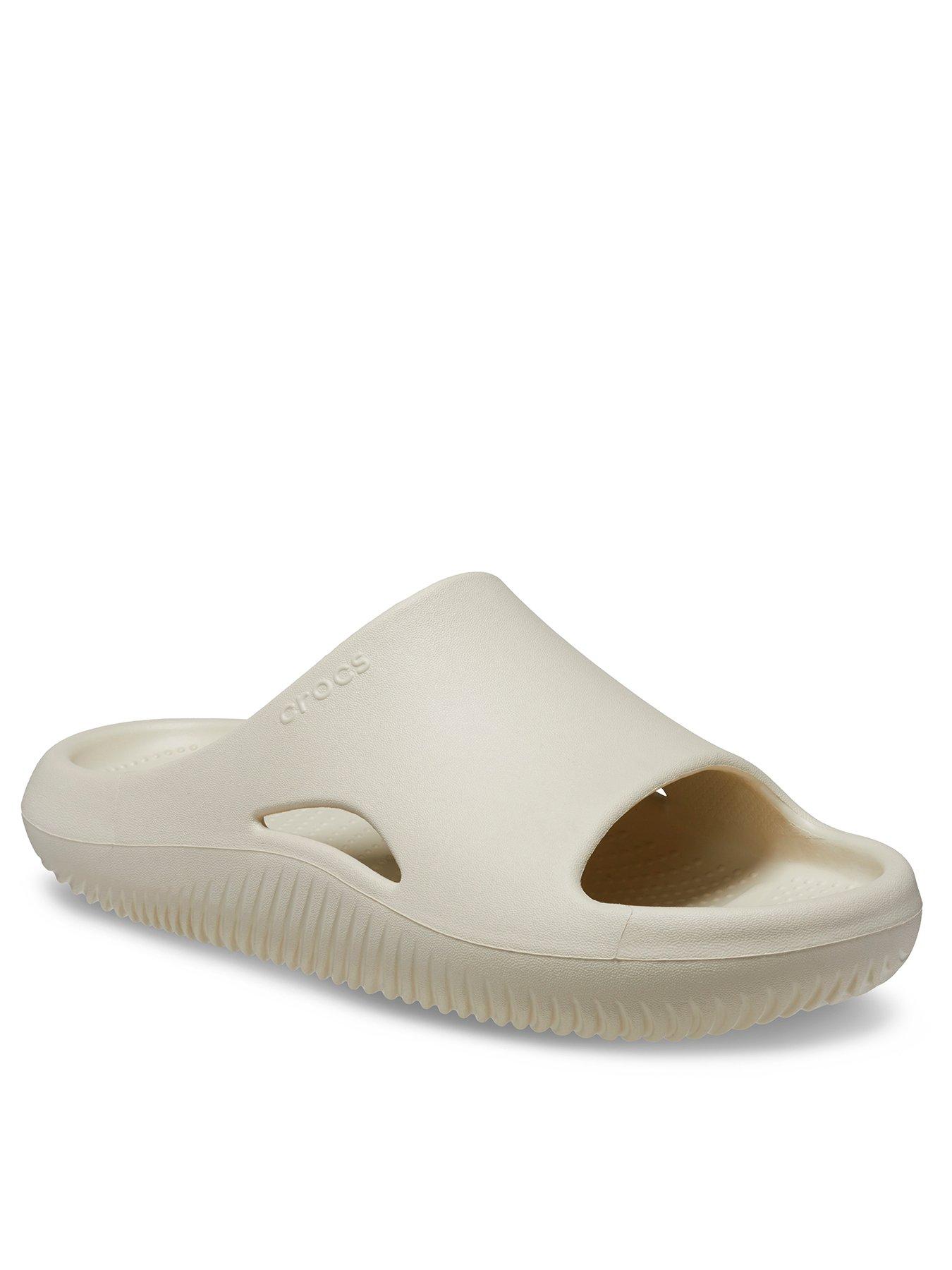 Crocs Mens Mellow Recovery Slide - Natural | Very
