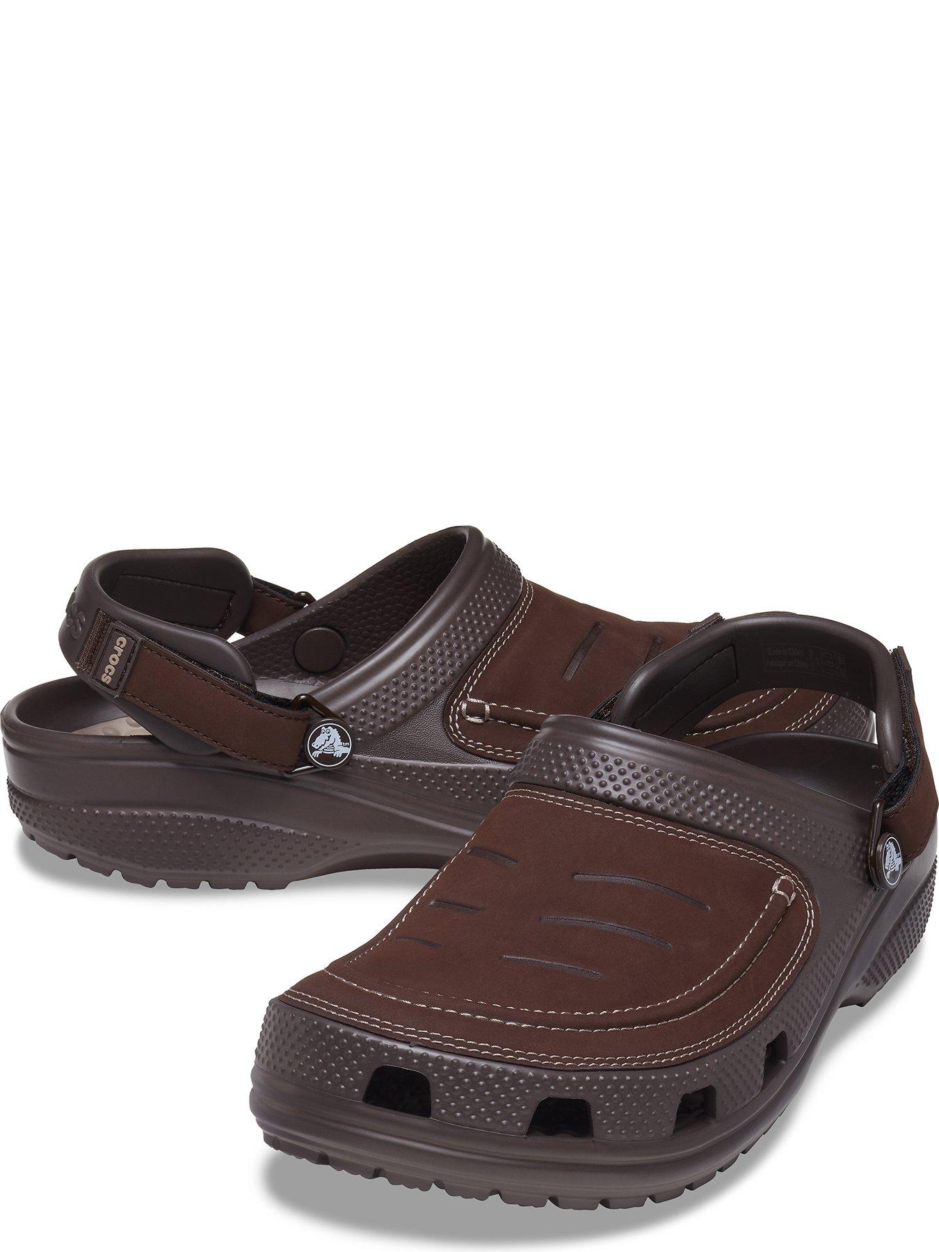 Crocs Men's Yukon Lite Ride Clog Sandal - Brown | Very