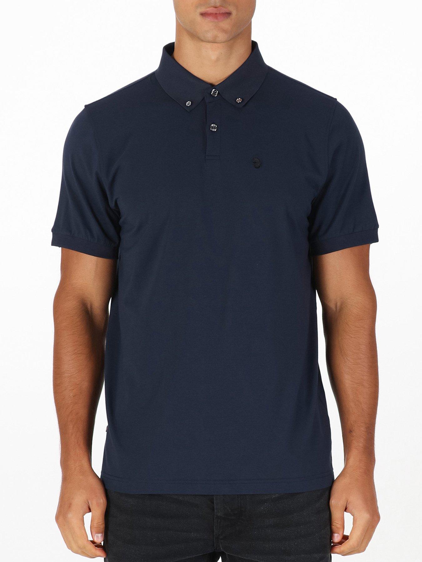Luke 1977 Macau Short Sleeve Polo Shirt - Navy | Very