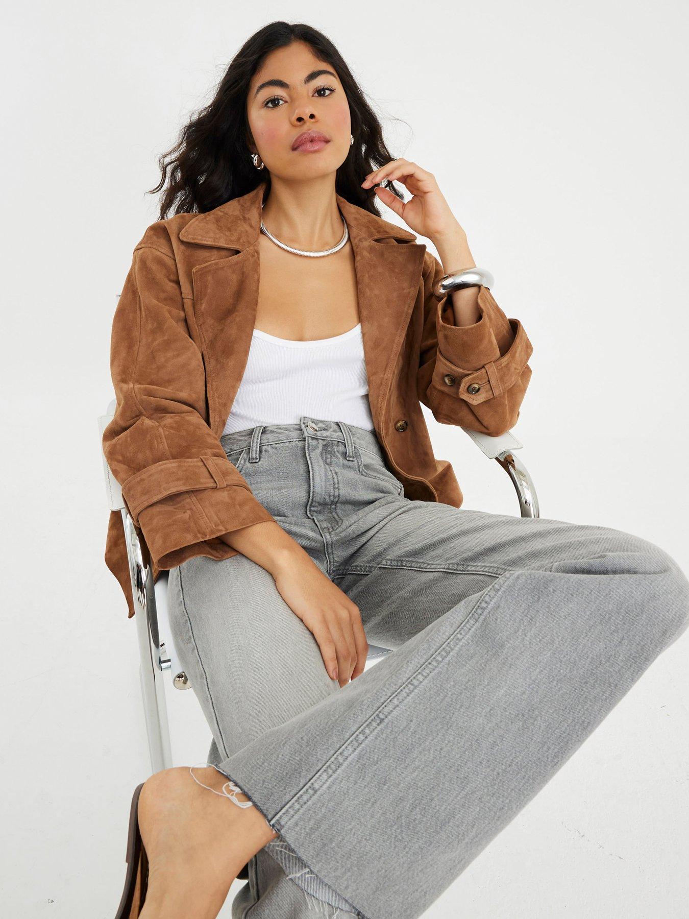 River Island Relaxed Straight Cosmo Jeans - Grey | Very