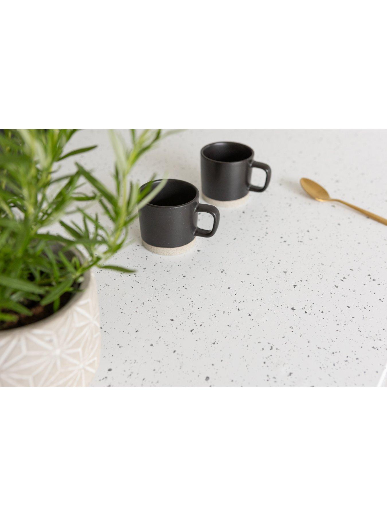 D-C-Fix White Granite Quartz Matt Self Adhesive Vinyl Wrap 67.5cm X 2m ...