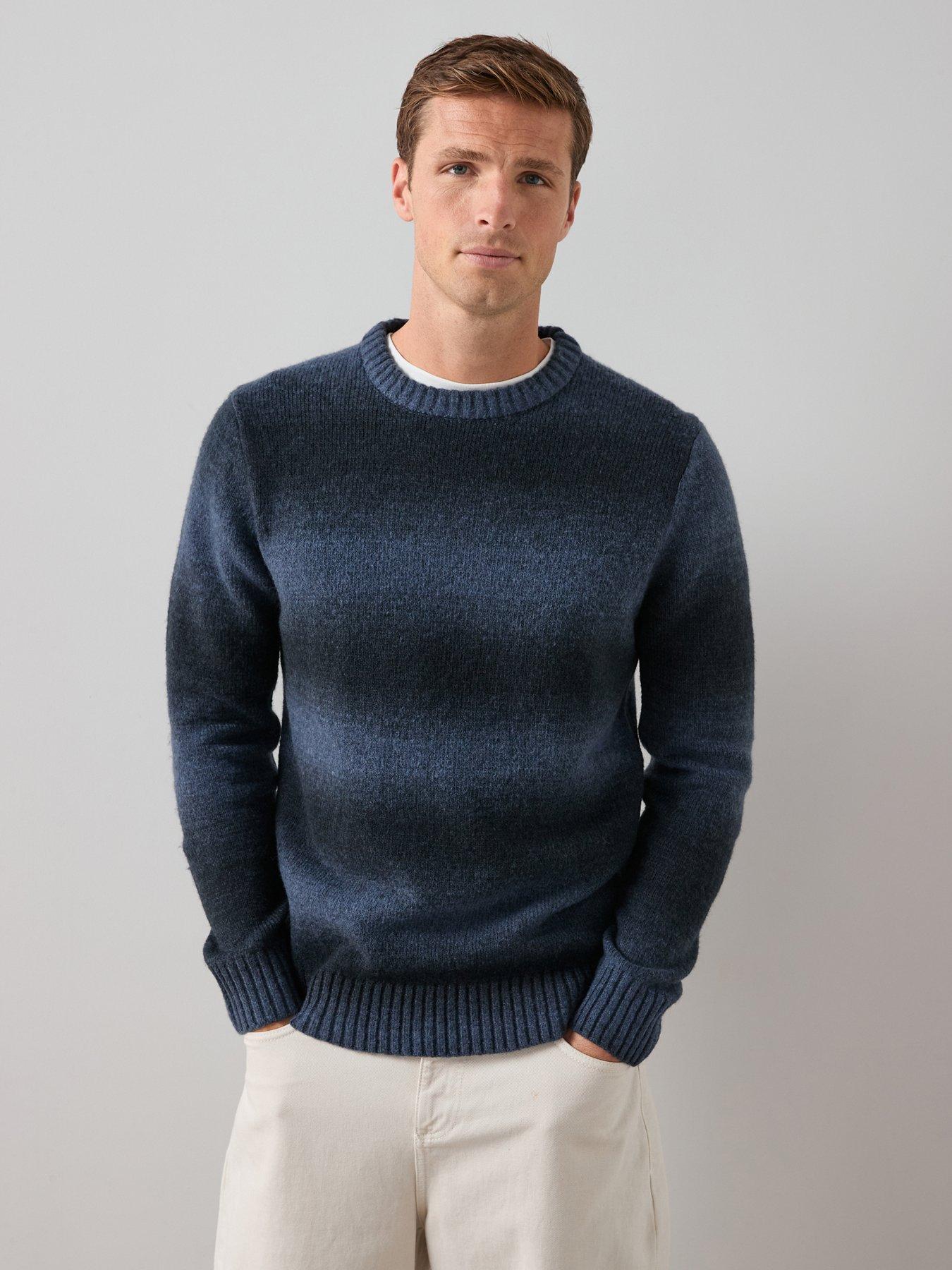 The Very Collection Colourblock Crew Neck Jumper - Blue | Very