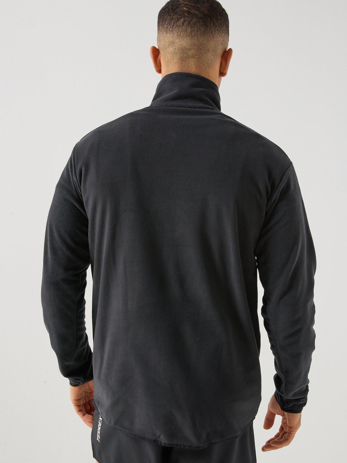 adidas Terrex Mens Outdoor Multi Essentials 1/2 Zip Fleece Jacket ...
