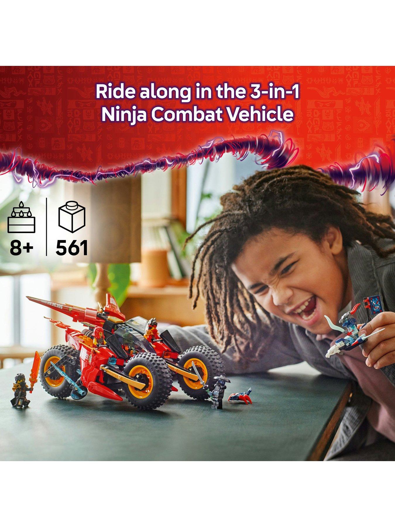 LEGO Ninjago Ninja Combat Vehicle 3-in-1 Toy Building Set 71844 | Very