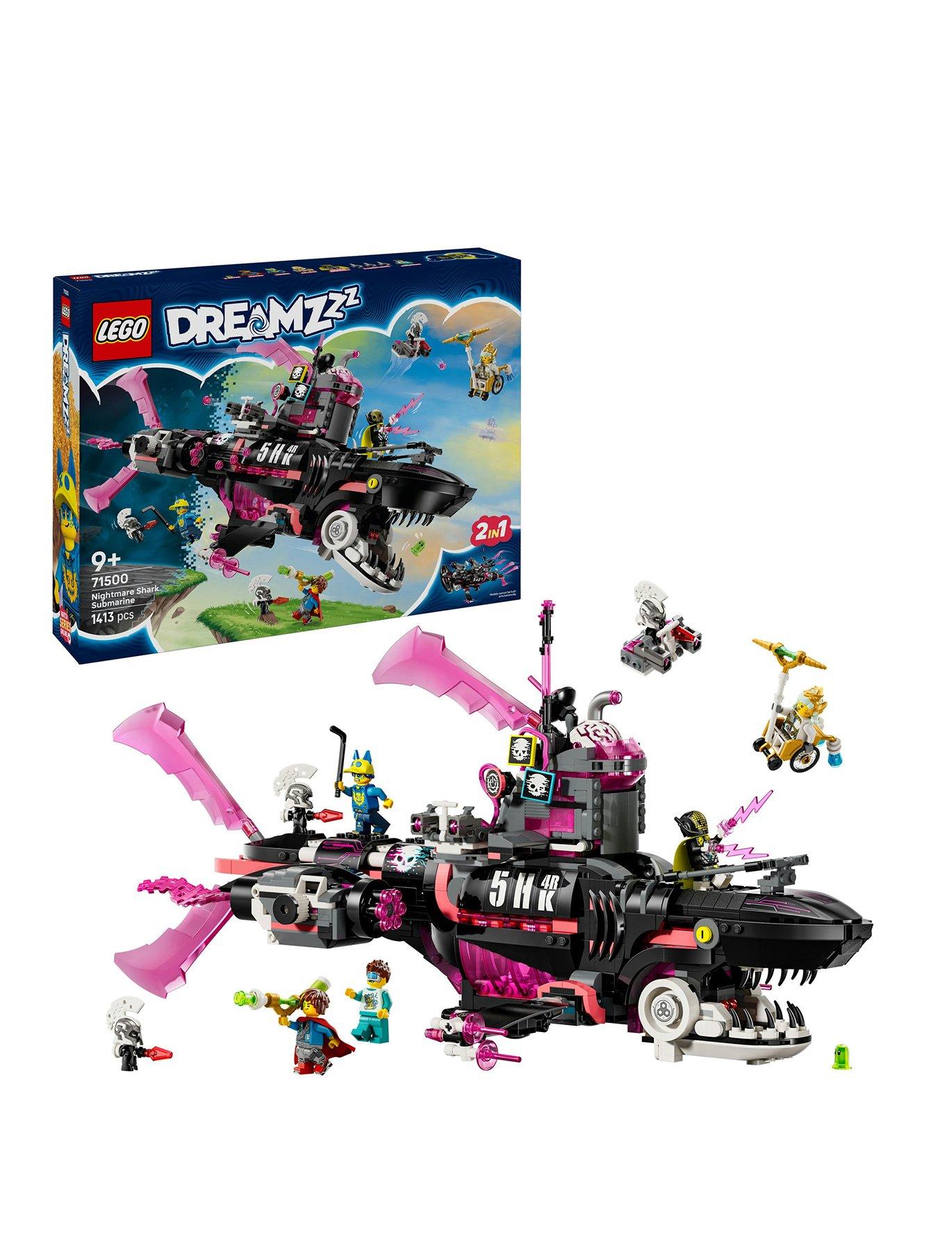 LEGO DreamZzz Nightmare Shark Submarine Toy 71500 | Very