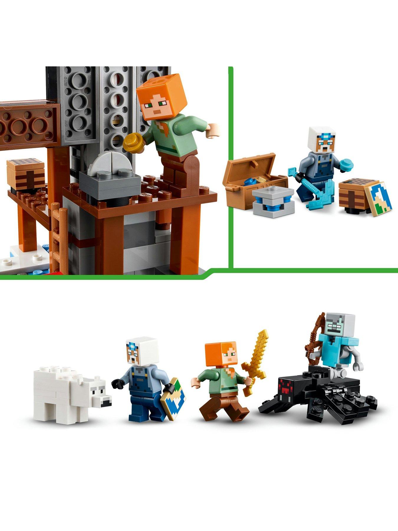 LEGO Minecraft The Pickaxe Mine Gamer-Room Decor and Axe Toy 21277 | Very