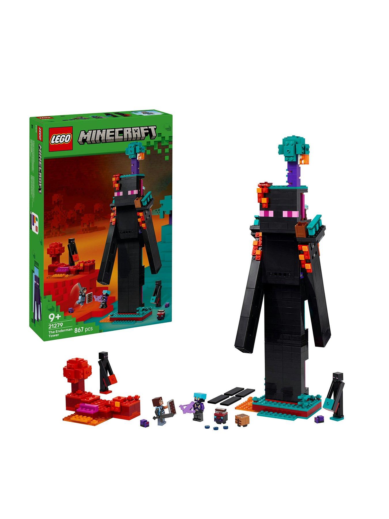 LEGO Minecraft The Enderman Tower Toy for Kids, Gamer Gift 21279 | Very