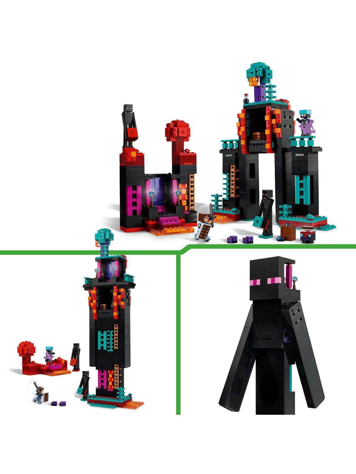 LEGO Minecraft The Enderman Tower Toy for Kids, Gamer Gift 21279 | Very
