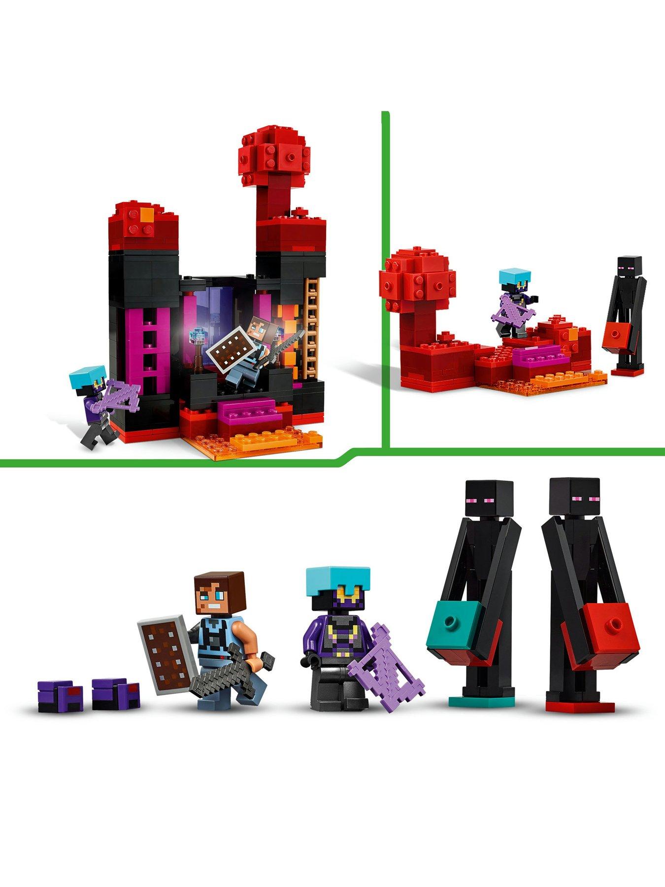 LEGO Minecraft The Enderman Tower Toy for Kids, Gamer Gift 21279 | Very