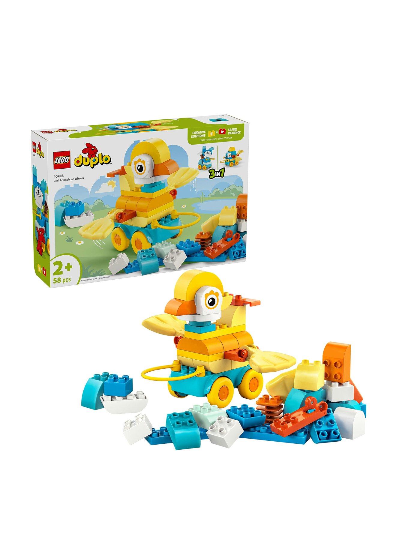 LEGO Duplo Town 3in1 Animals on Wheels for Imaginative Play 10448 | Very