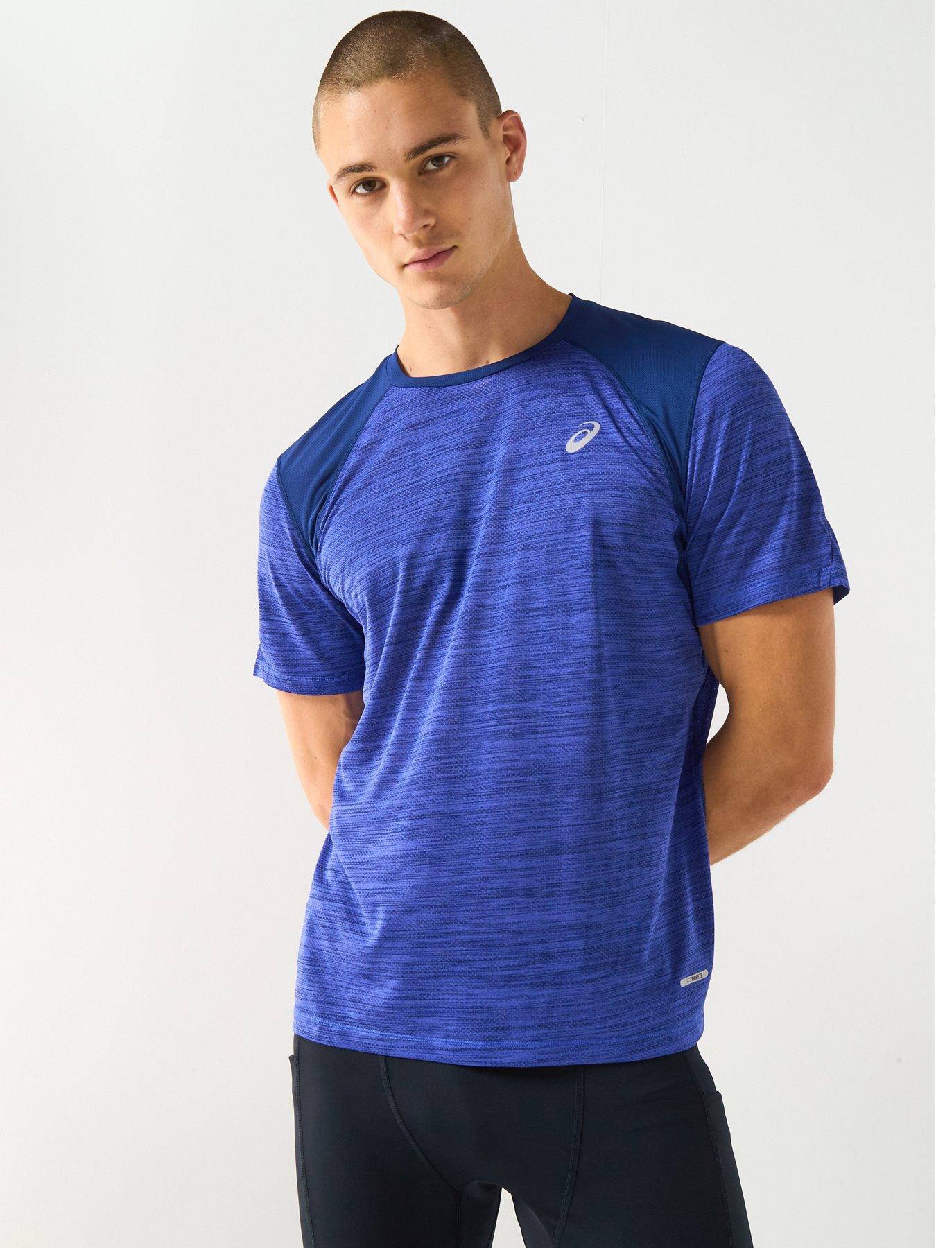 Asics Mens Running Road T-Shirt - Blue | Very