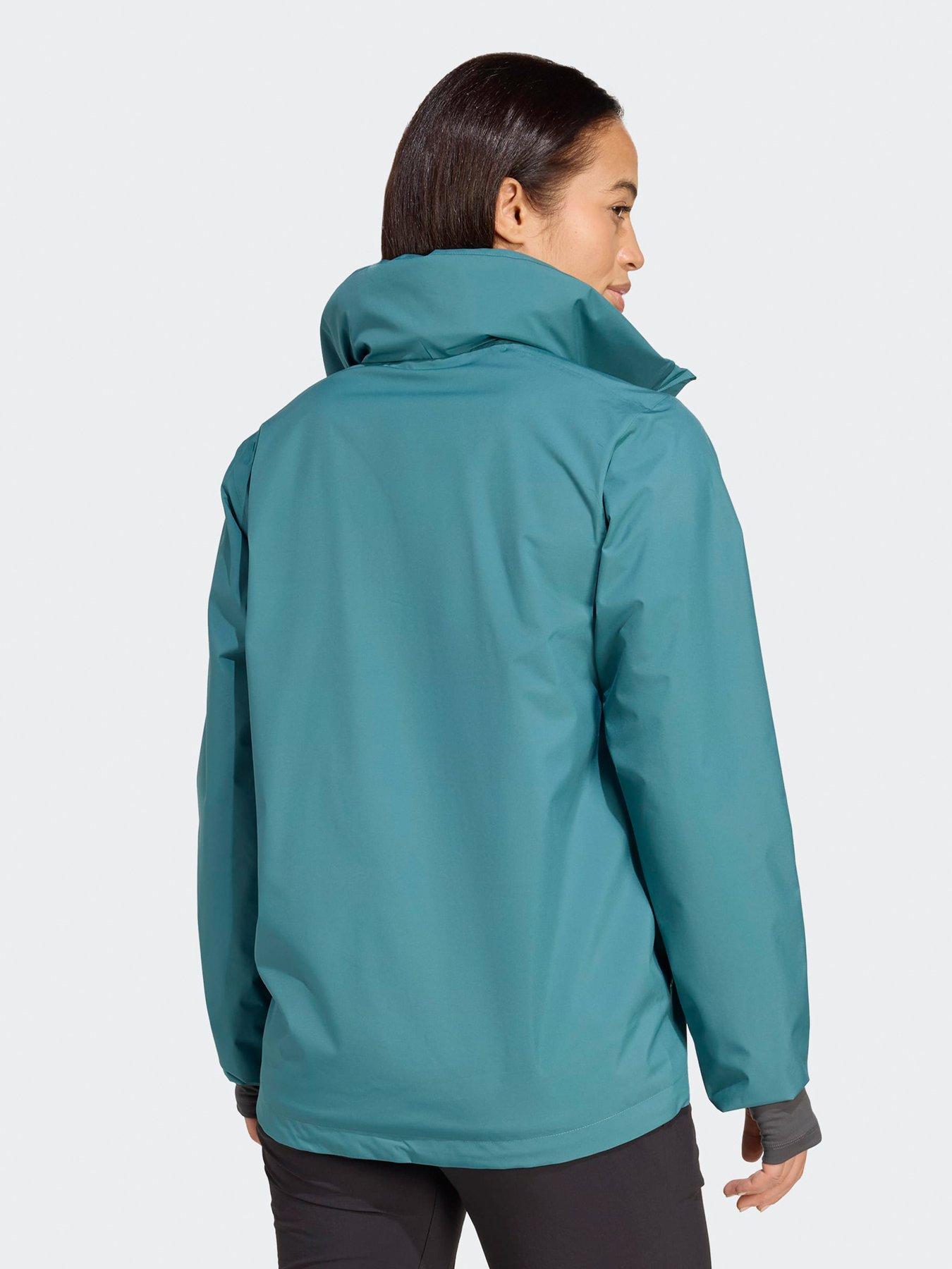 adidas Terrex Womens Outdoor Multi Essentials 2L Rain Jacket - Blue | Very