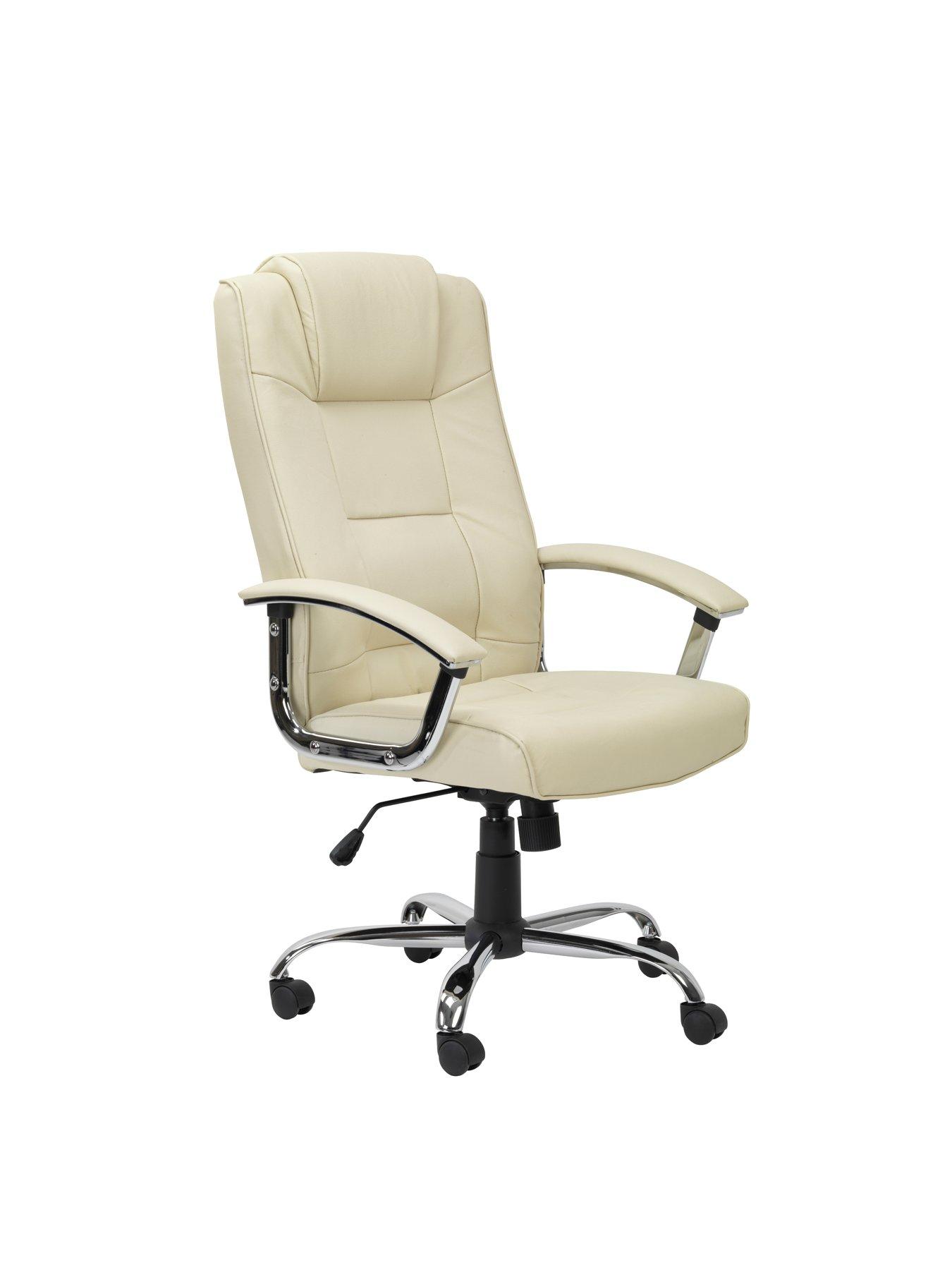 Alphason Houston High Back Leather Office Chair | Very