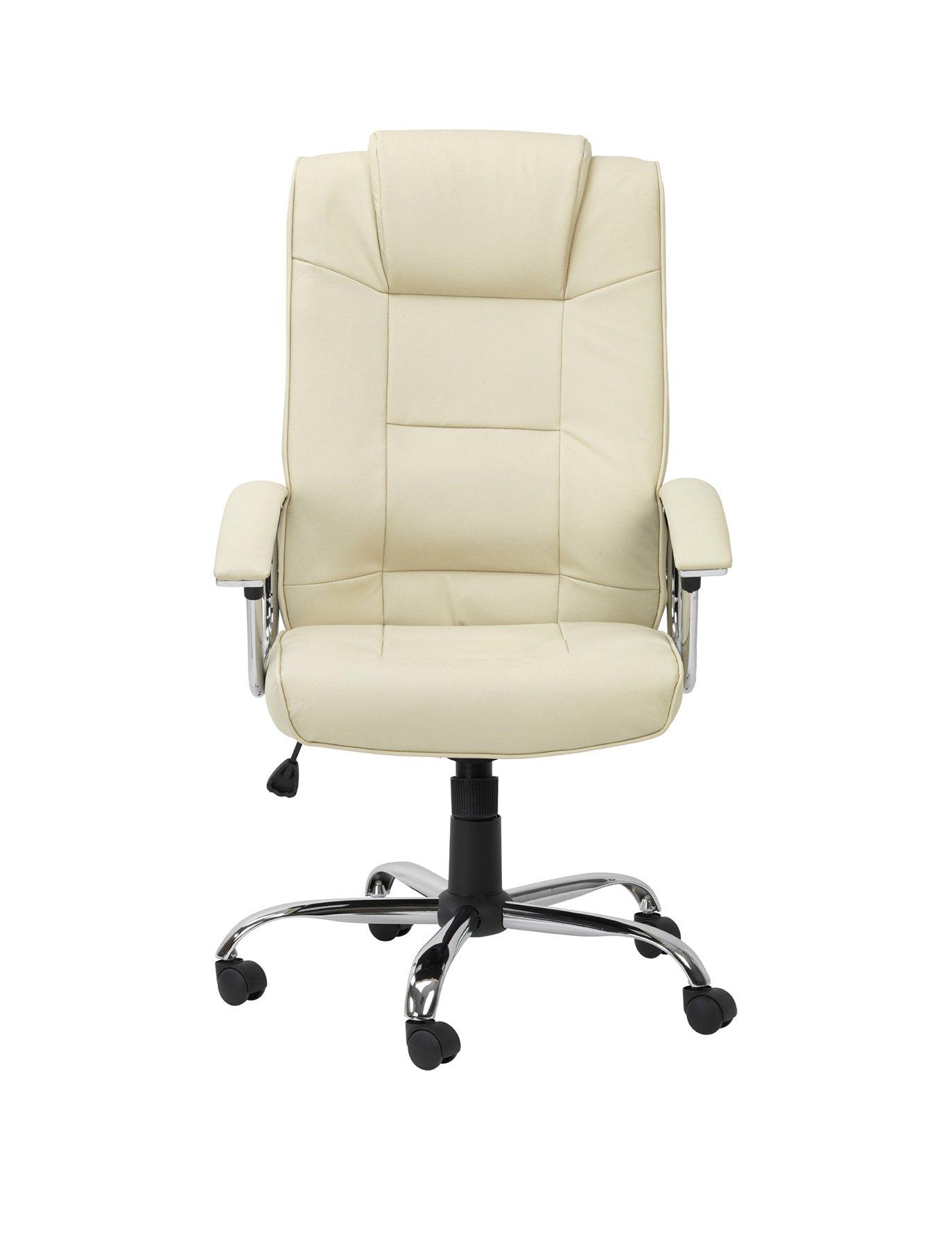 Alphason Houston High Back Leather Office Chair | Very